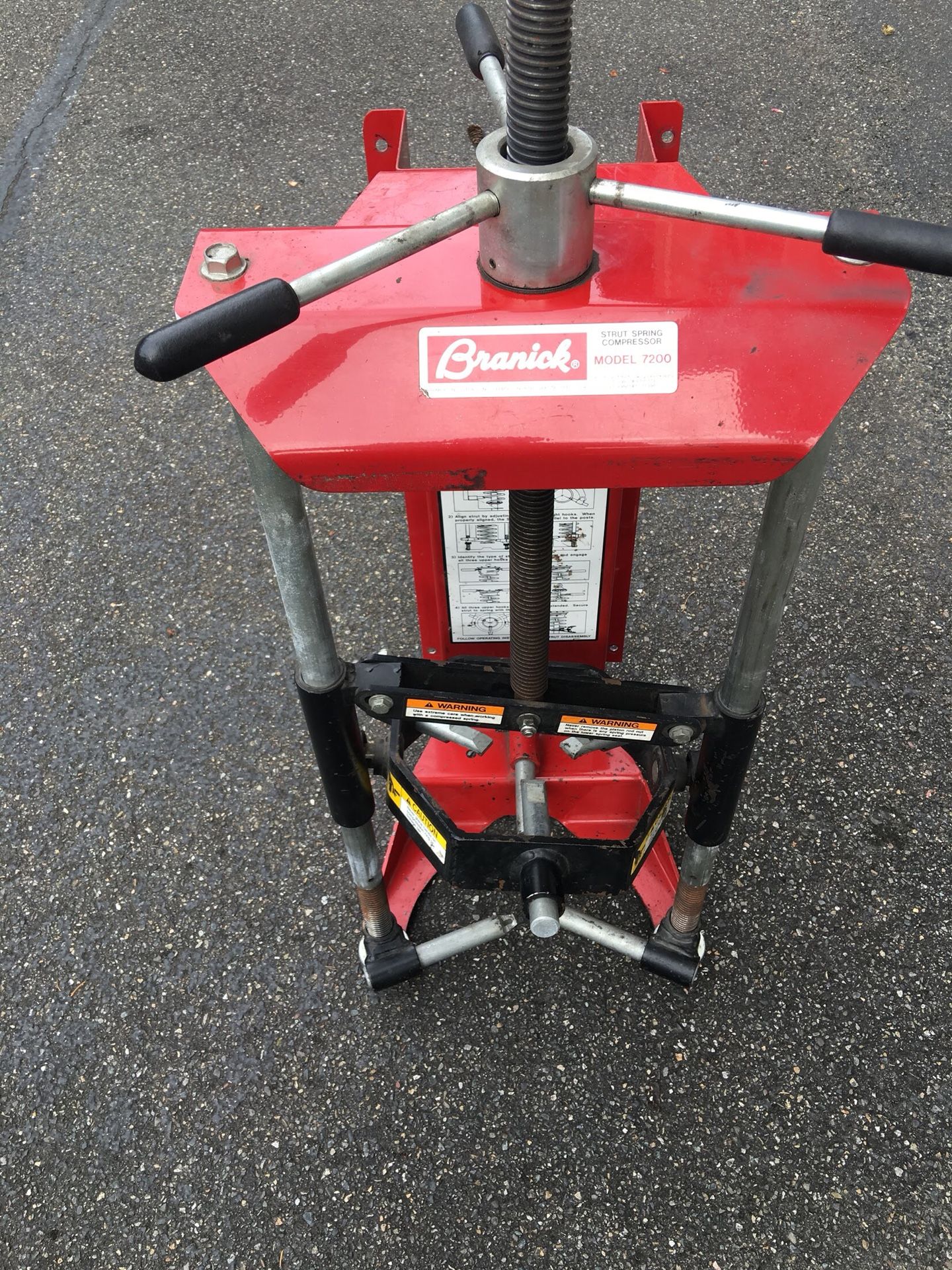 Branick Professional 7200 (Wall Mount) Strut & Spring Compressor for ...