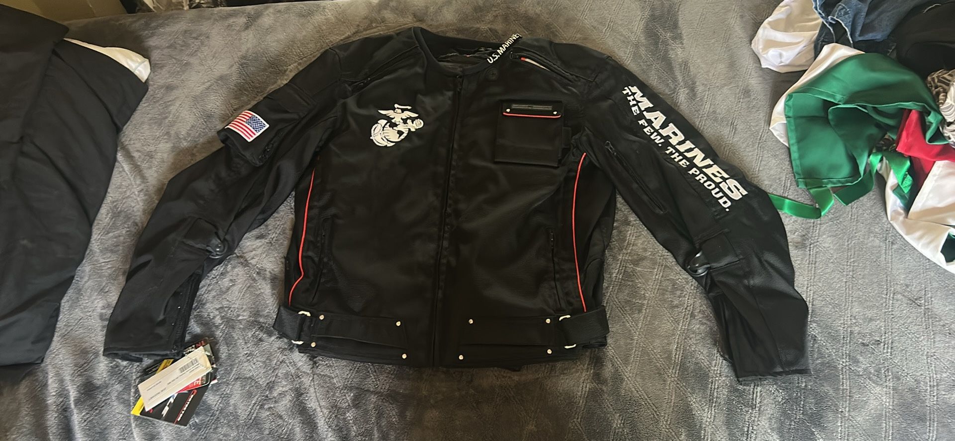 MARINE CORP MOTORCYCLE JACKET for Sale in San Diego, CA - OfferUp
