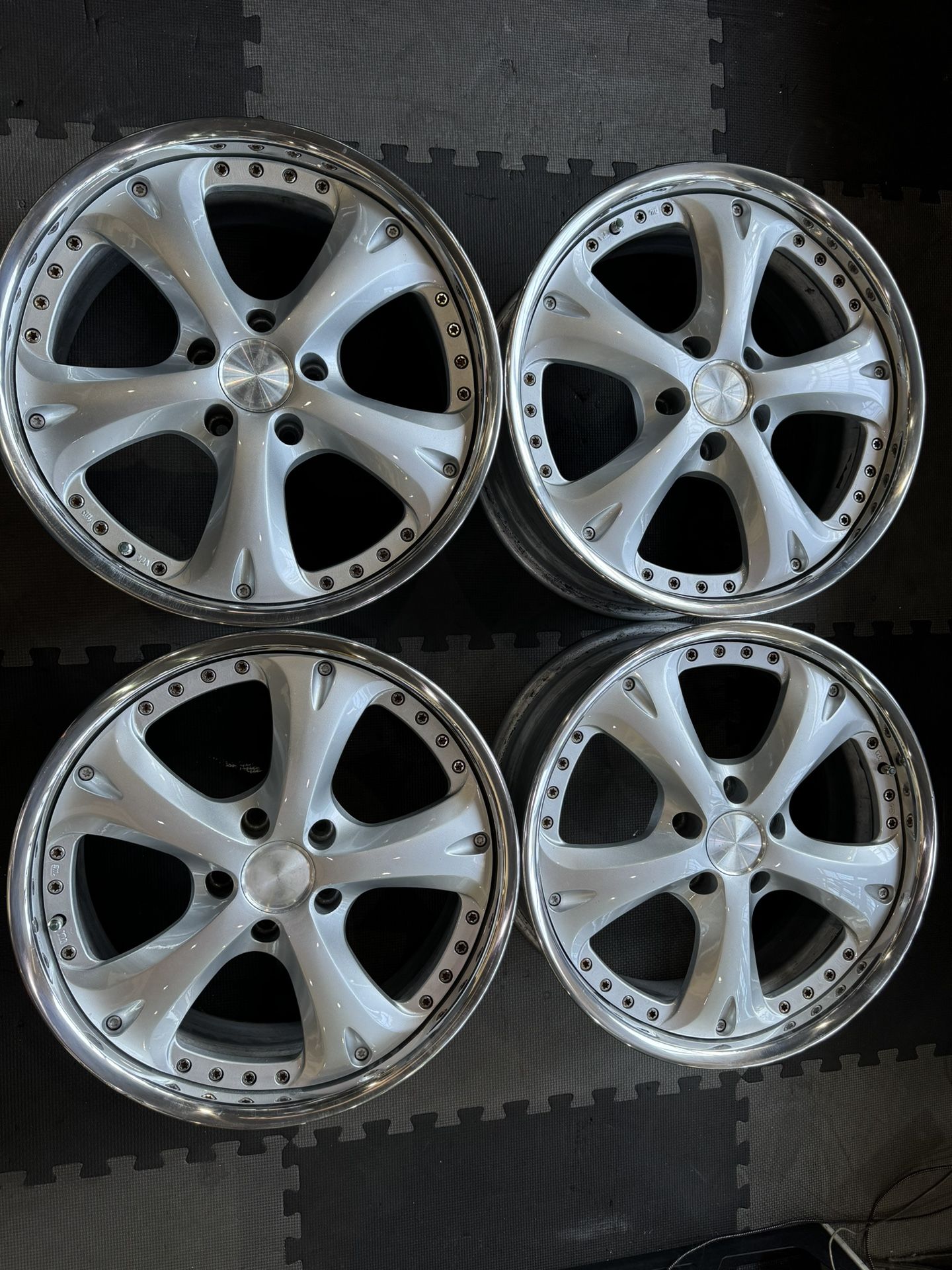 18” Amistad V wheels Rims 5x114 Rare JDM SSR Work for Sale in San ...