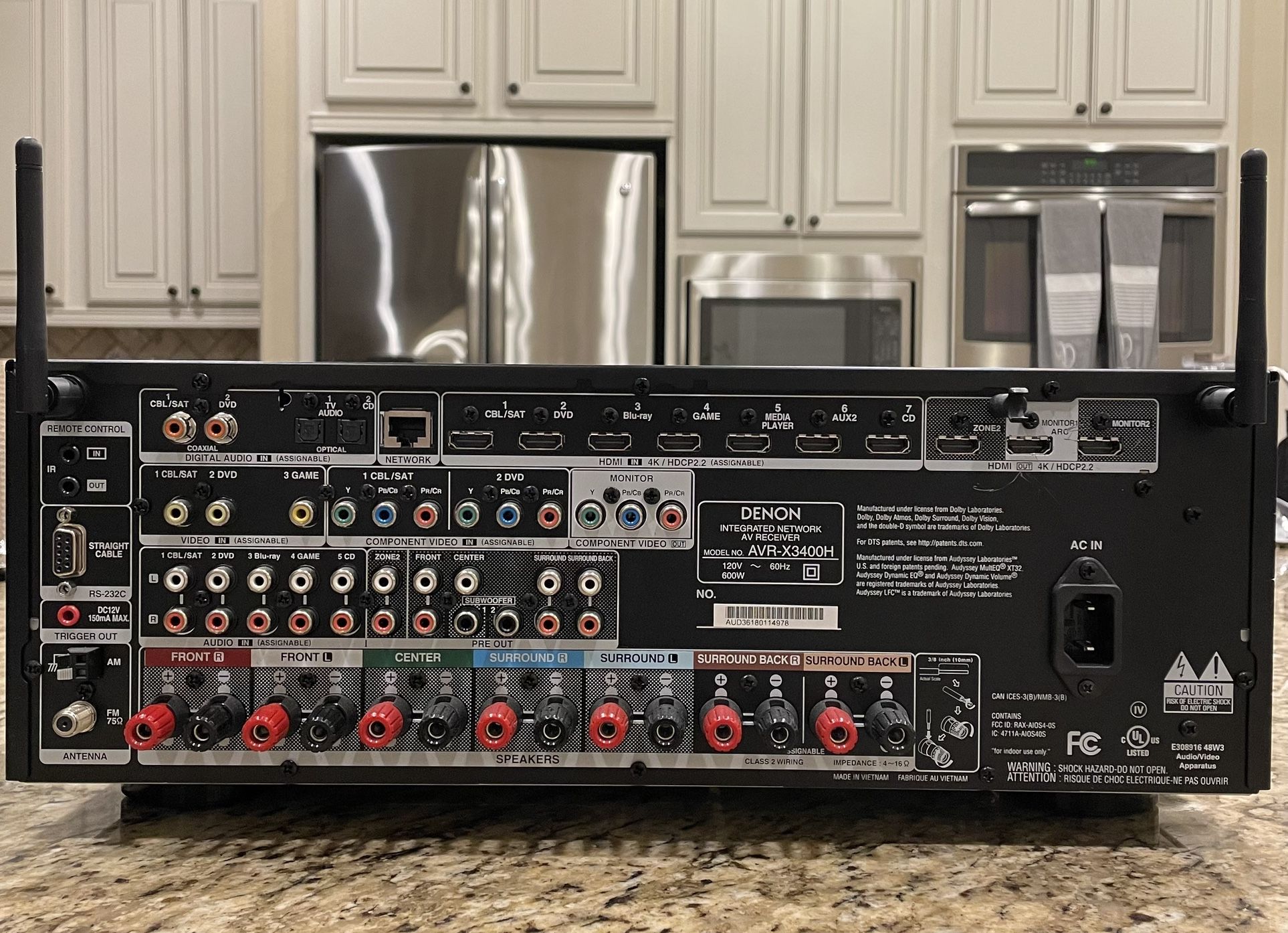 Denon AVR - X3400H for Sale in Cypress, TX - OfferUp