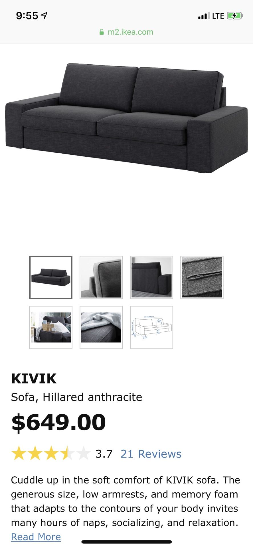 Kivik Sofa Dimensions | Cabinets Matttroy