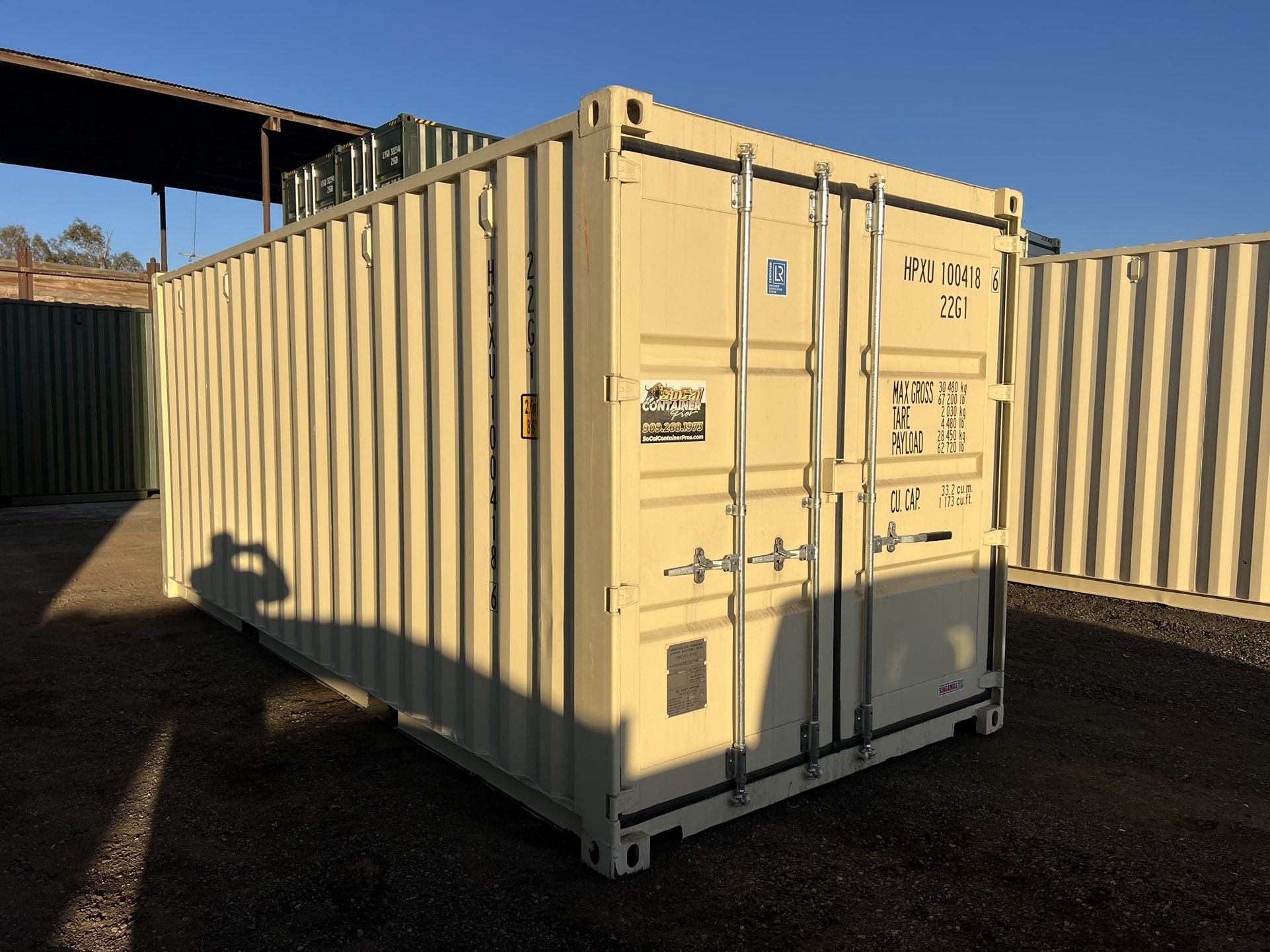 20 FOOT BRAND NEW1-TRIP STD CARGO SEA CONNEX BOX for Sale in Calimesa ...