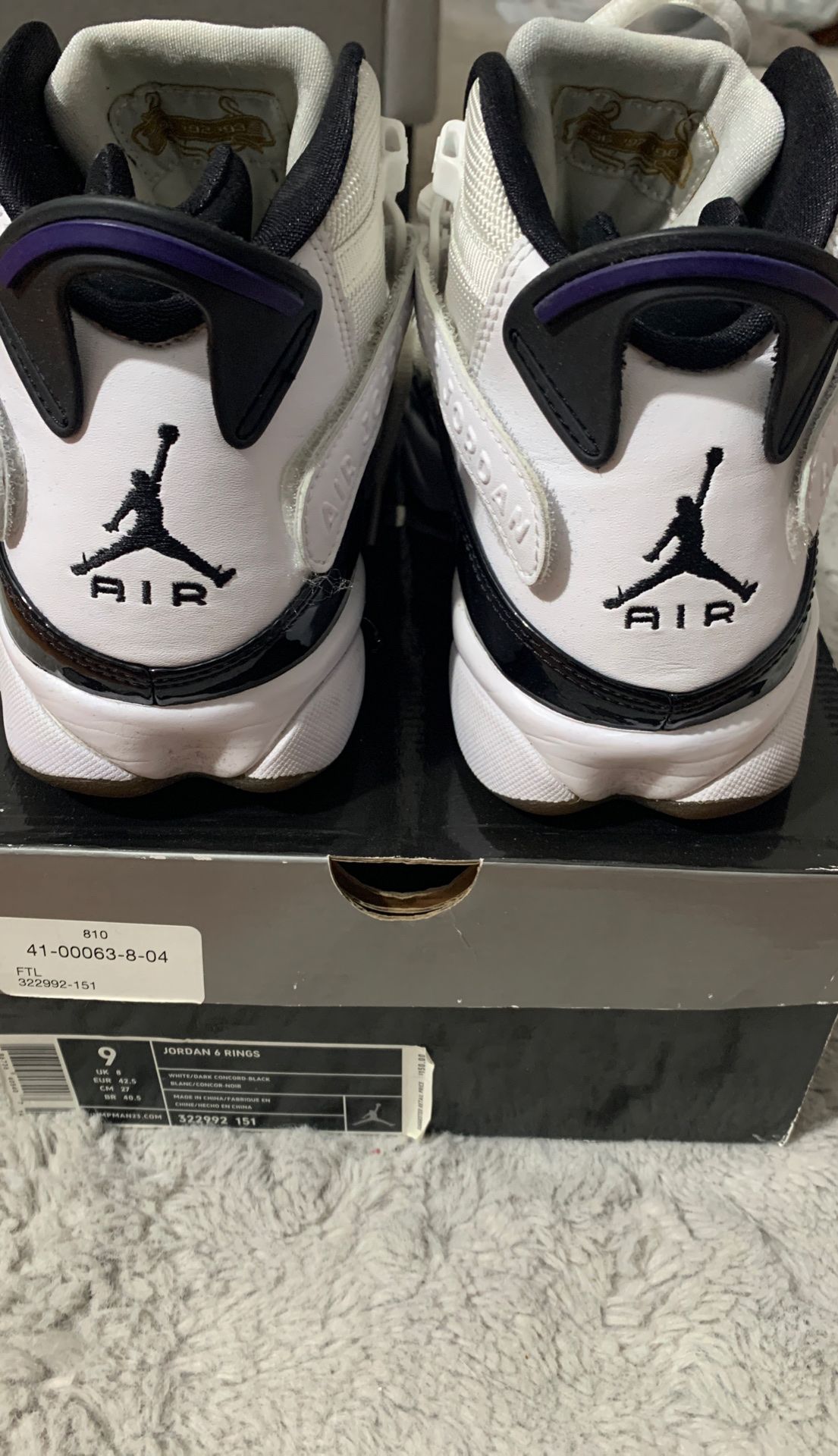 Jordan 6 rings sz.9 for Sale in San Jose, CA - OfferUp