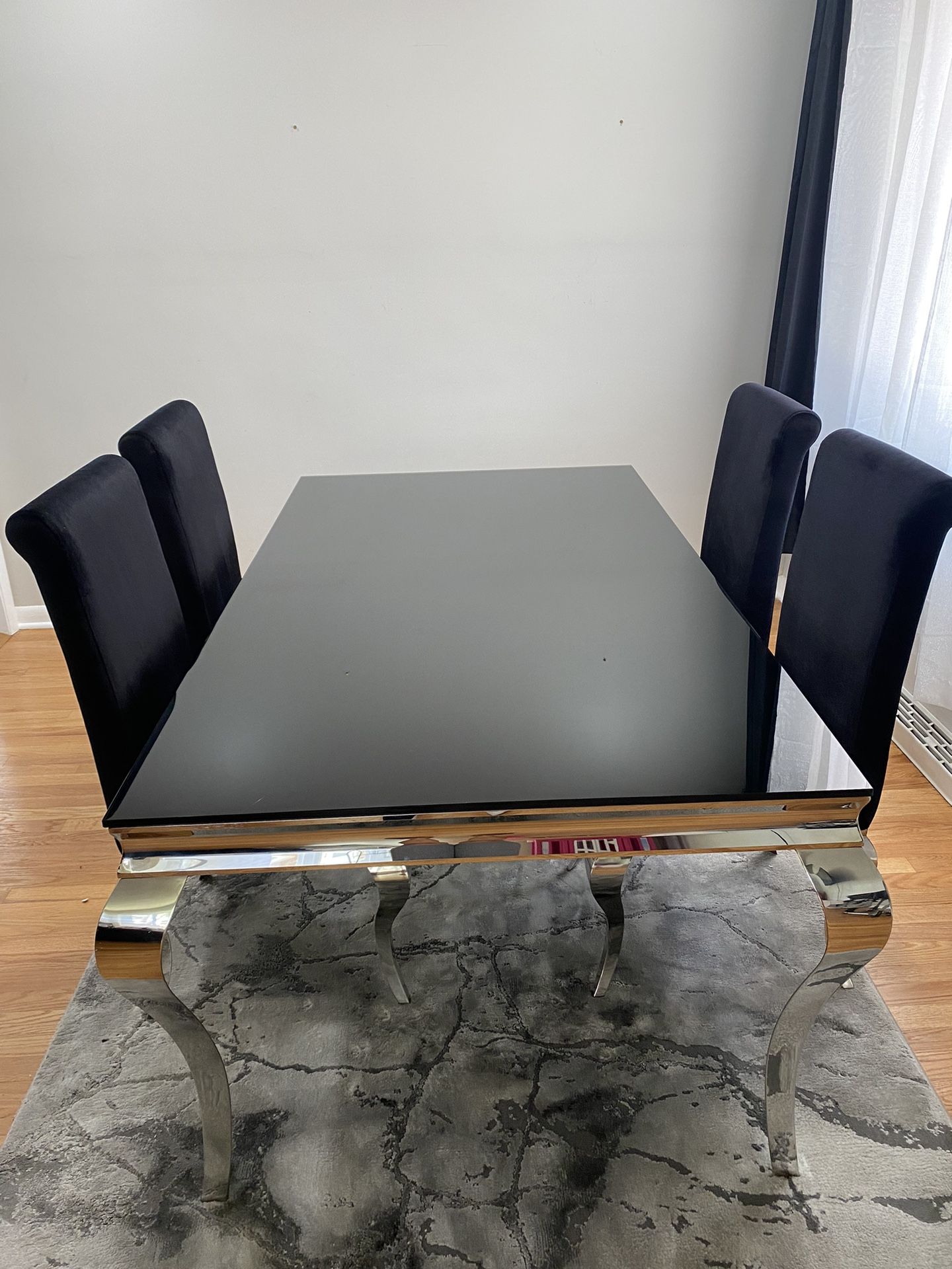 Black Glass Table for Sale in Westchester, IL - OfferUp