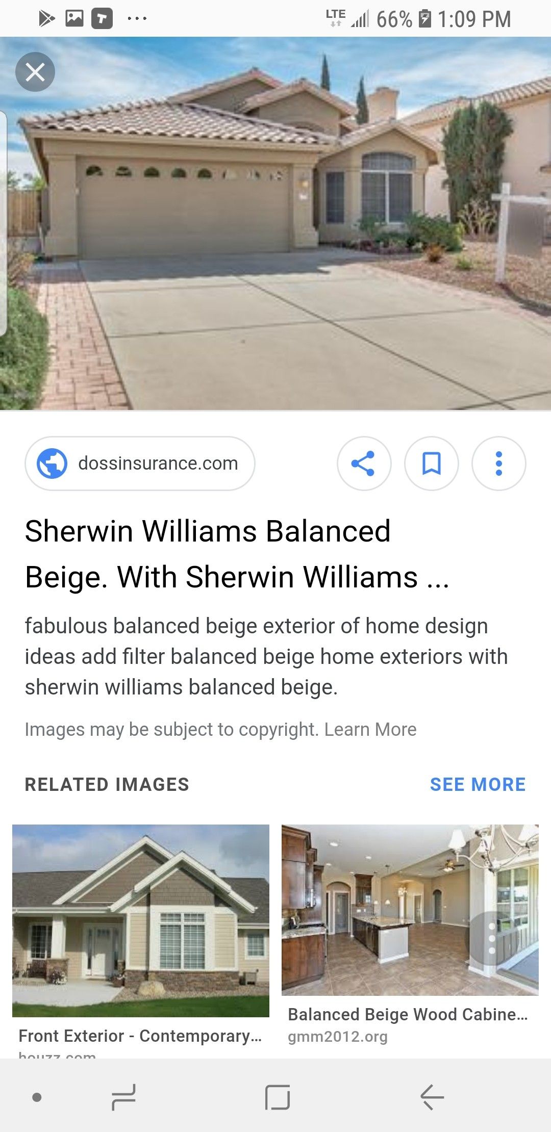 Sherwin Williams Balanced Beige Exterior