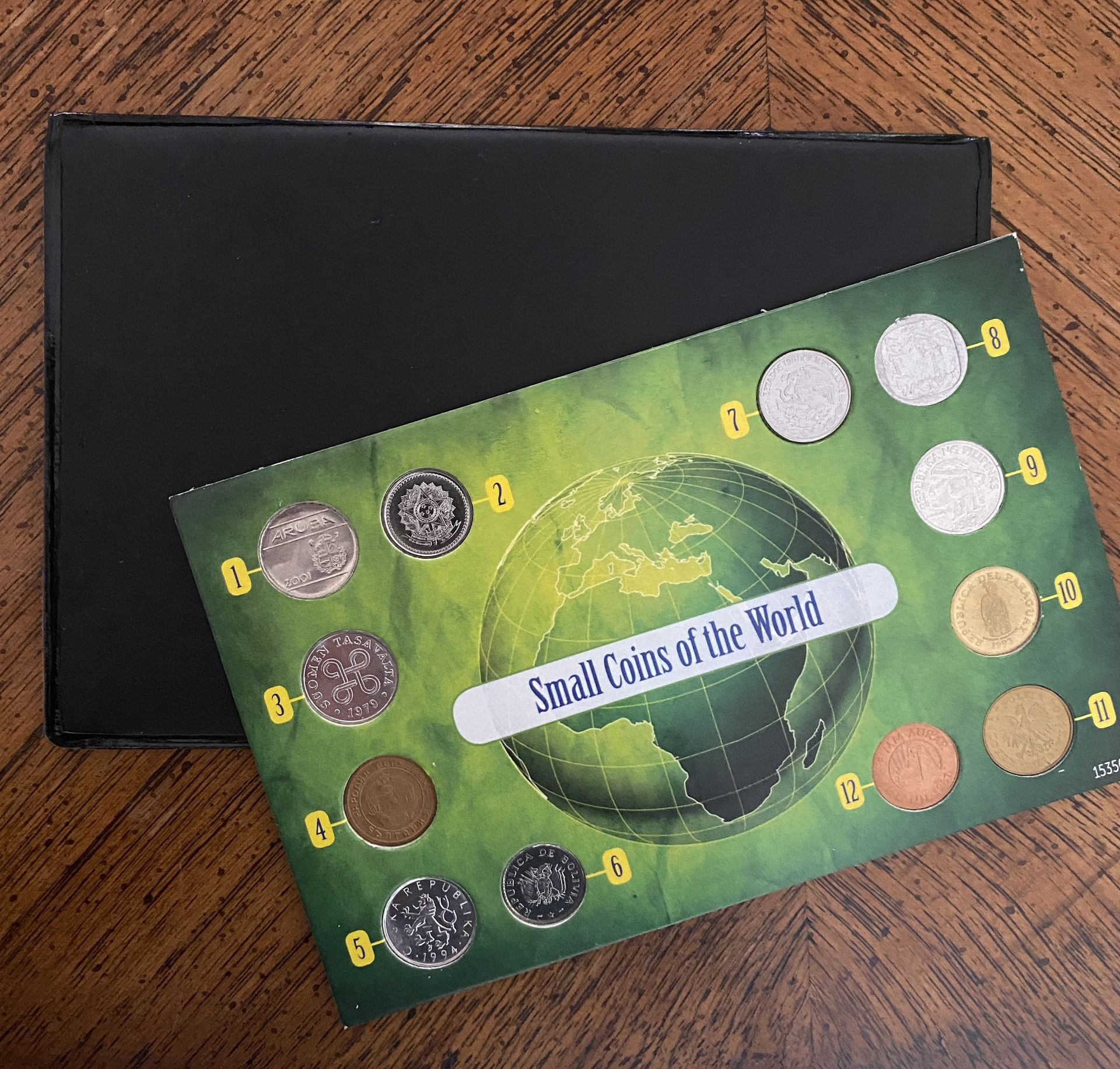 Small Coins of the World Collection – 12 International Coins w/ Folder ...