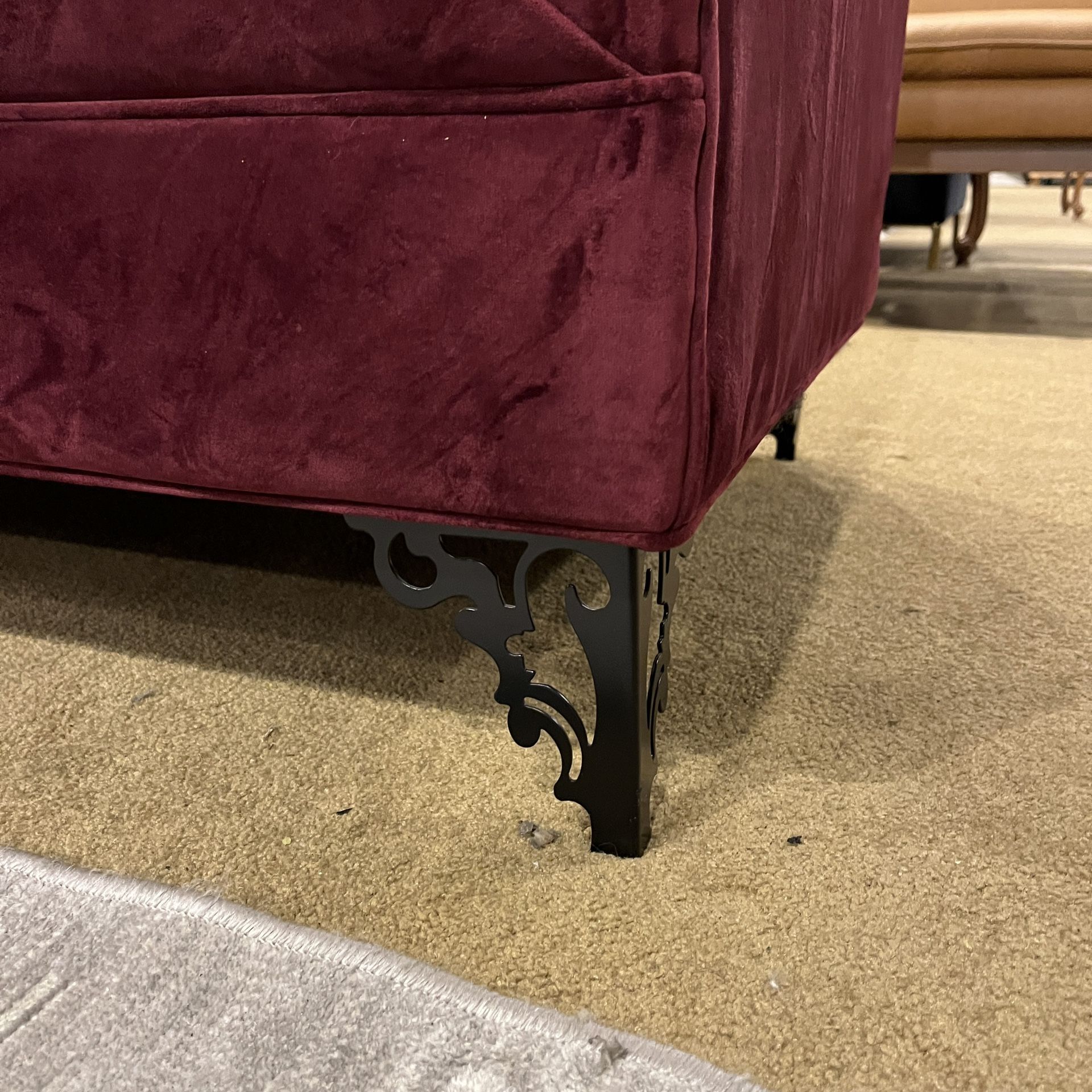 Raspberry Microfiber Sofa for Sale in Seattle, WA - OfferUp