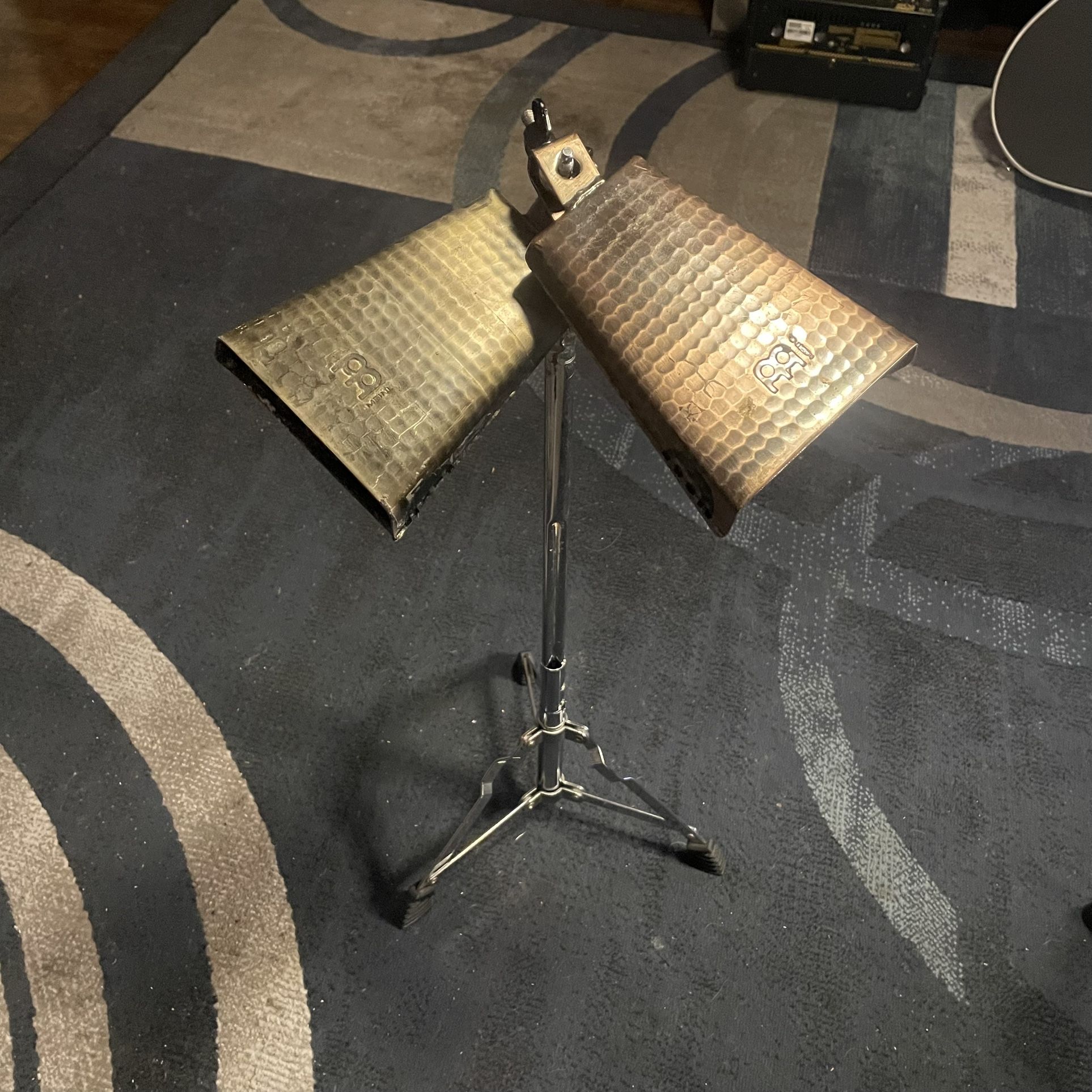 2 COWBELL Set By MEINL with Stand for Sale in Los Angeles, CA - OfferUp