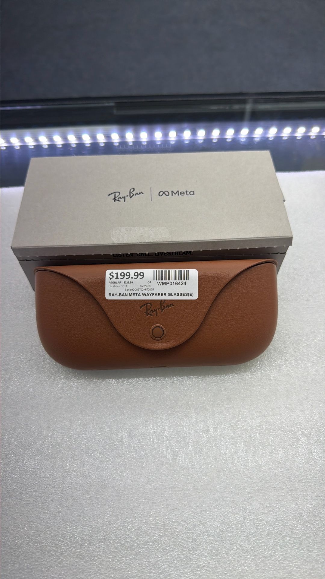 Ray-Ban Meta Wayfarer Sunglasses (WMP016424) for Sale in Westminster ...