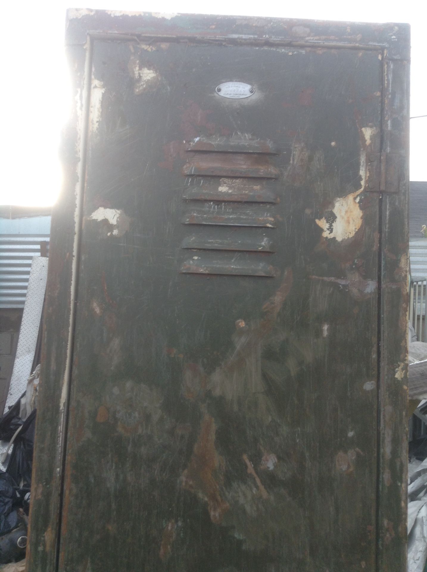 Vintage Military Locker from February , 1952- Has exact date ...