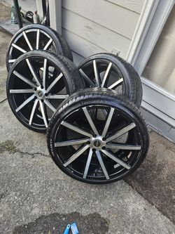 20 Inch 5 Lug Rims, 5x115 or 5x114.3 (4) Brand New 245/35/20, TPM ...