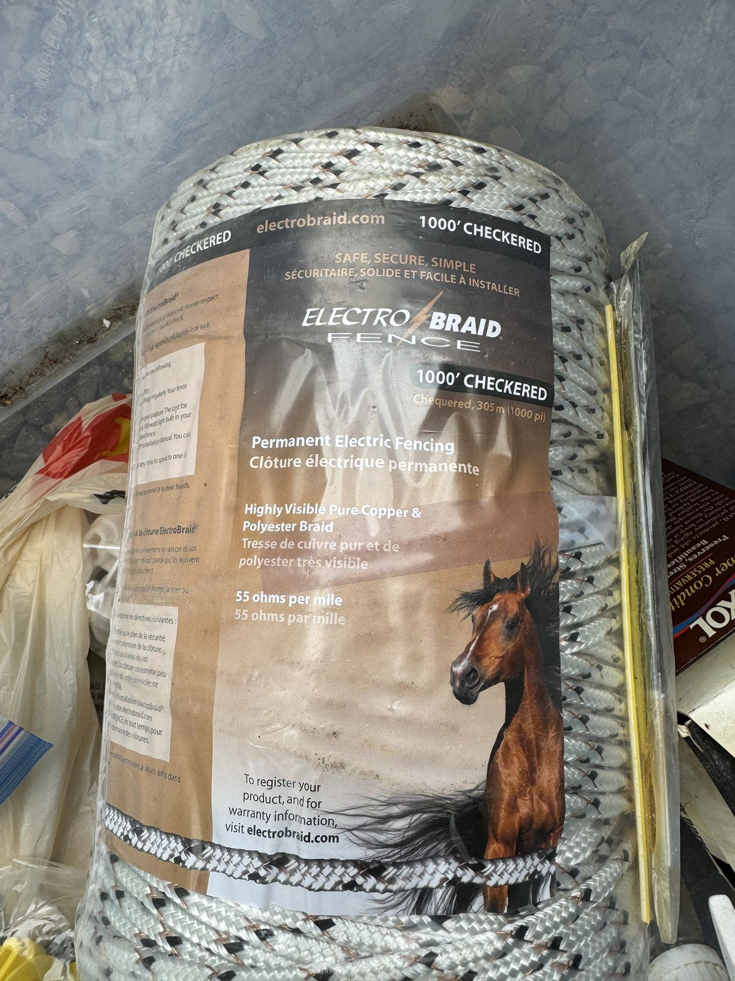 Electrobraid Electric Horse Fence