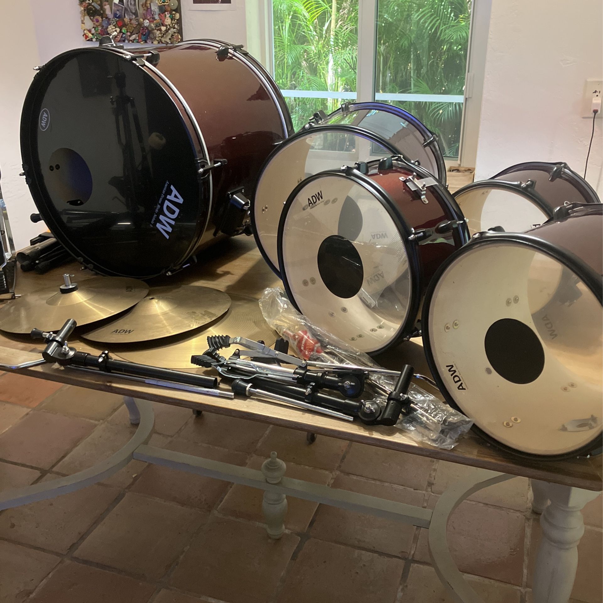 ADW 5 Piece DRUM SET . Excellent Condition for Sale in Biscayne Park ...