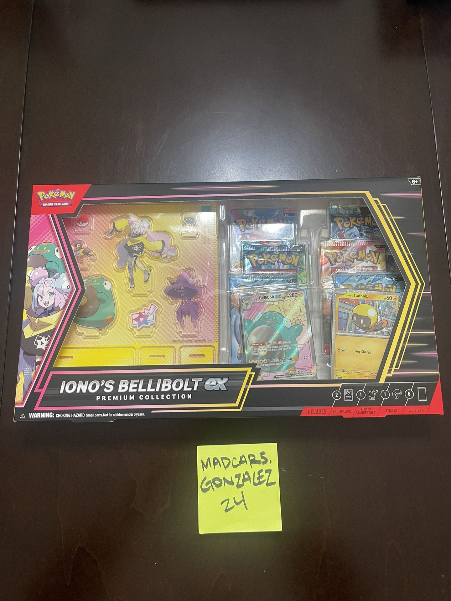 Pokemon TCG: Ionos Bellibolt Ex Premium Collection Box Pokemon Sealed ...