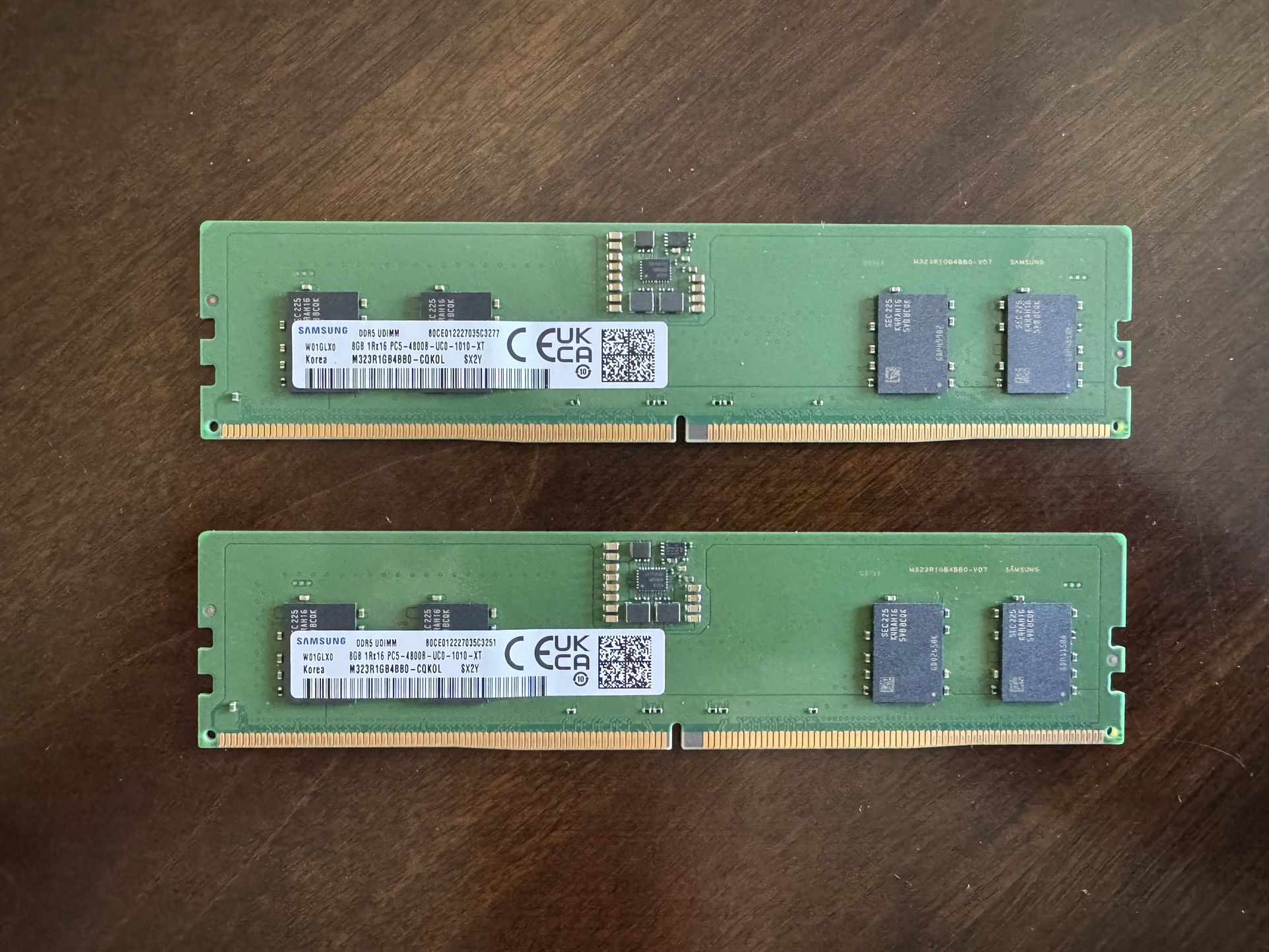 Samsung DDR5 Desktop Ram 16GB (8GB X2) for Sale in Lynnwood, WA - OfferUp