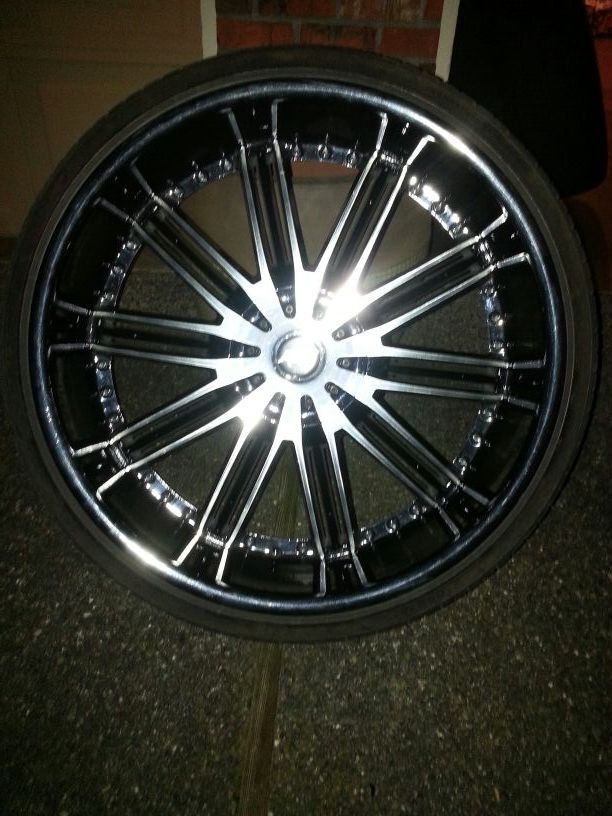26" Inch Wheels rims and tires 6 lug universal for Sale in Federal Way ...