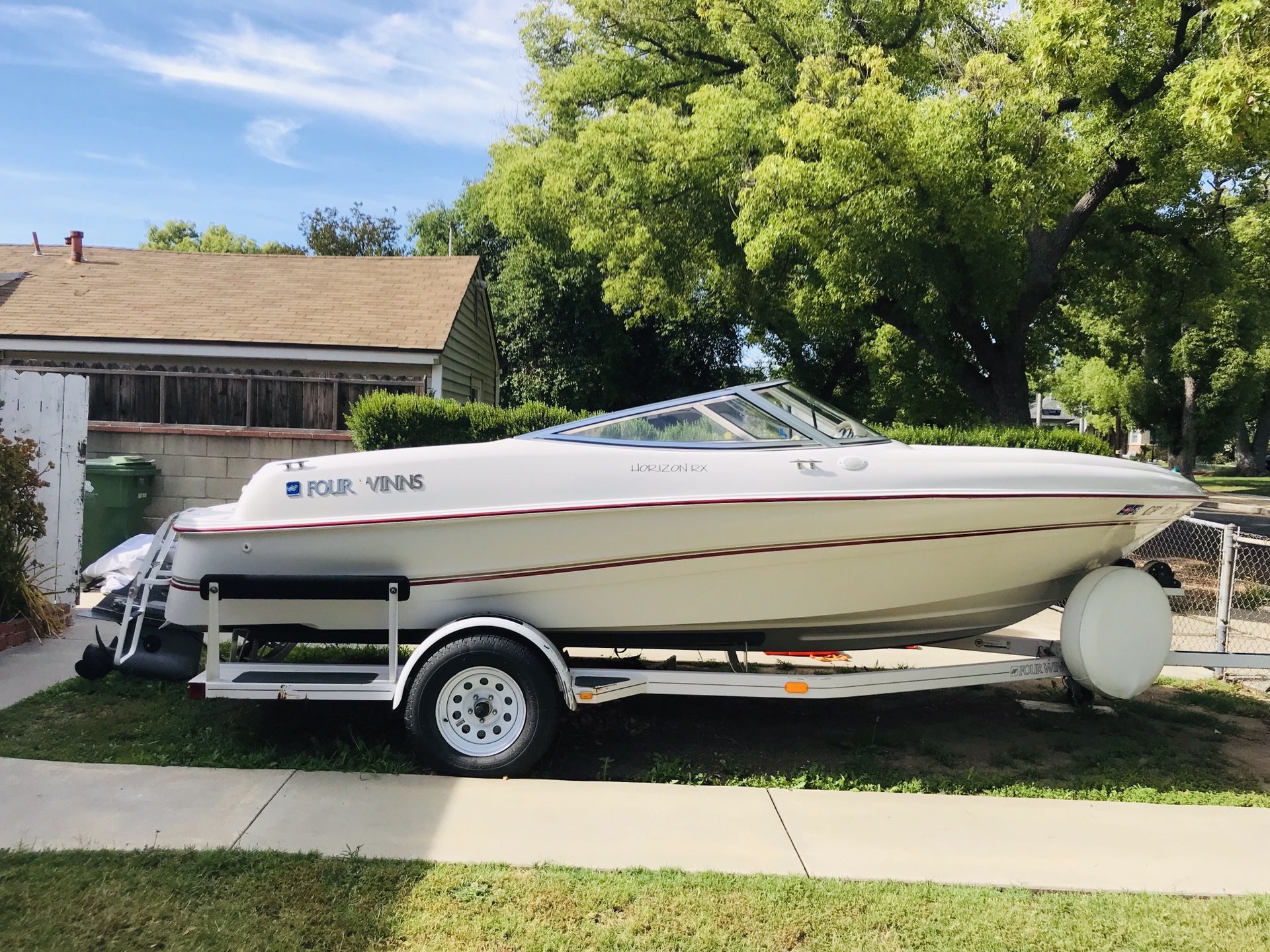 1997 Four Winns 180 Horizon RX 18 Foot Open Bow Boat for Sale in Los Angeles, CA - OfferUp