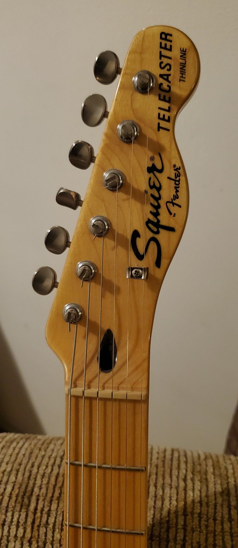 Squier Telecaster Thinline 72' Guitar, Vintage Modified. ASH Body + New ...