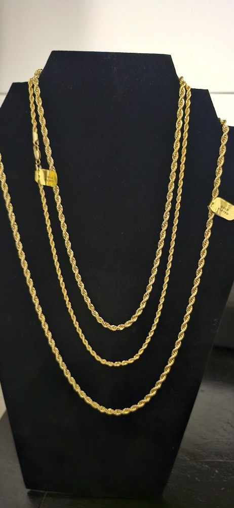 Gold Plated Rope Set for Sale in Corp Christi, TX - OfferUp