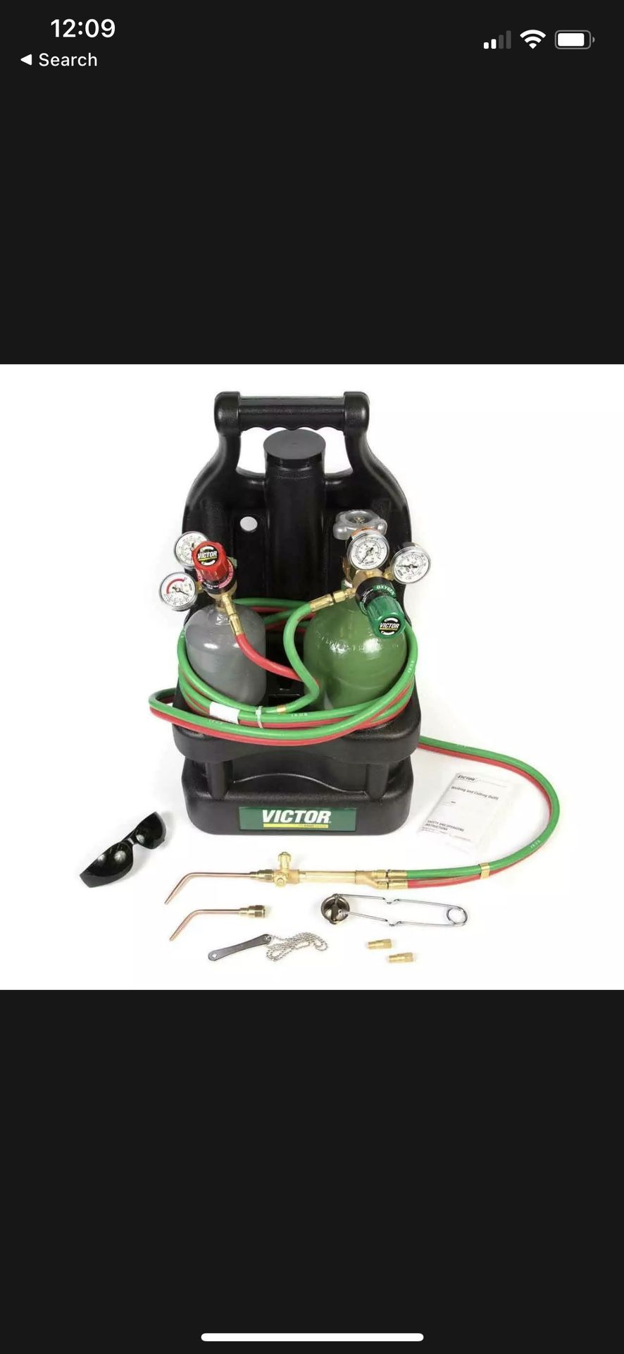 Victor Portable Torch- Oxyacetylene Welding and Brazing Basic Kit for ...