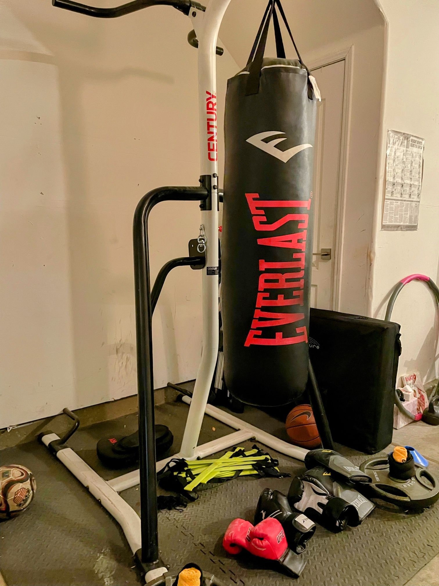 Like New Century Fitness Training Station. Punching Bag. Dip And Pull ...