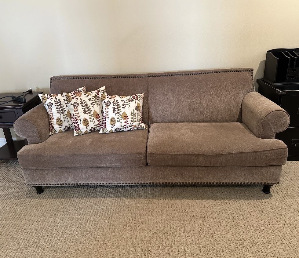 Brown Pier 1 Couch (without Cushions) for Sale in West Covina, CA - OfferUp