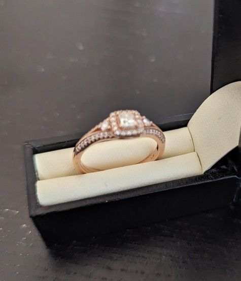 1/2 ct. tw. Canadian Ice Engagement Ring in 14K Rose Gold OBO for Sale ...