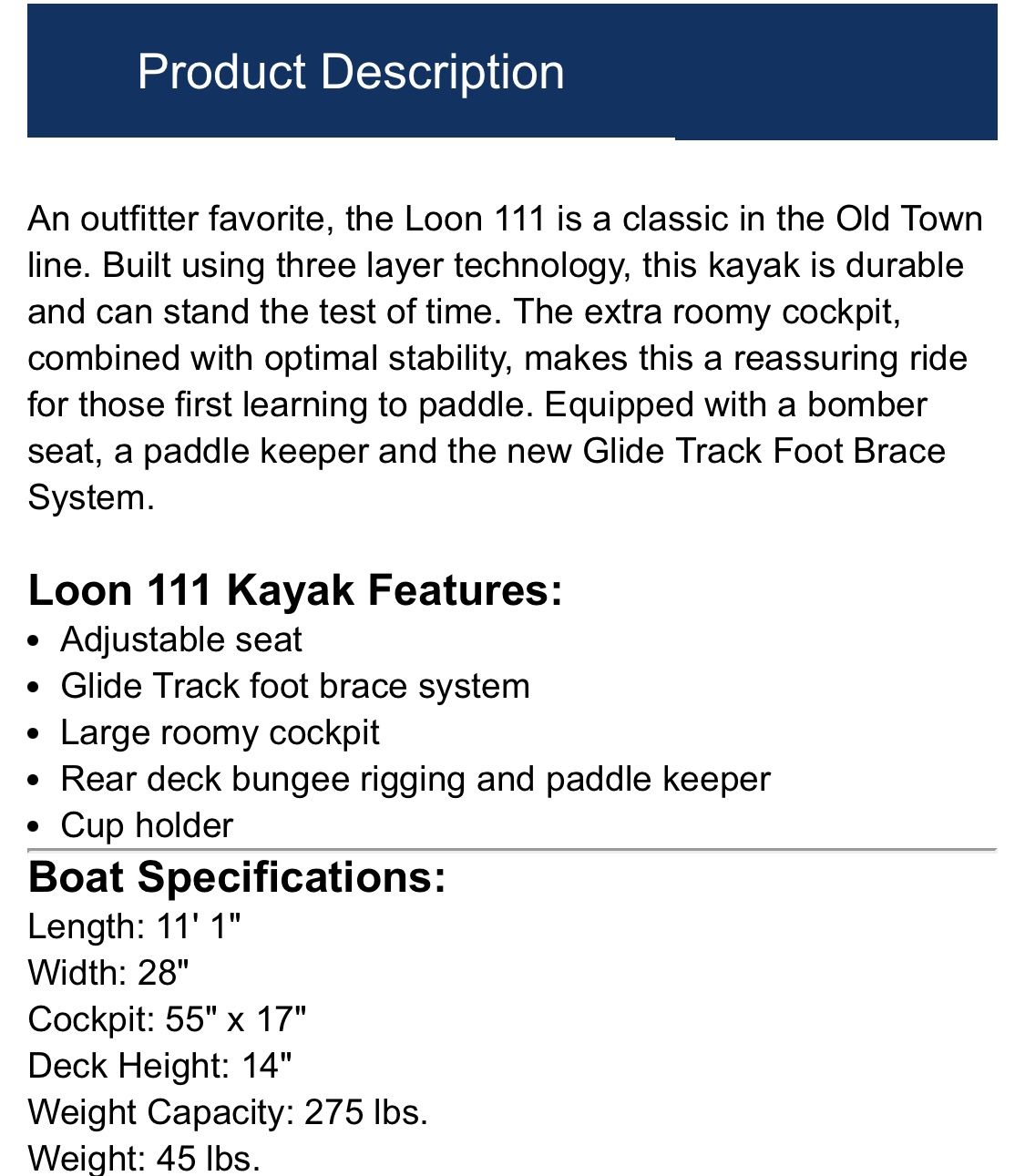 Loon 111 Kayak (last Photo For Specs) for Sale in Phoenix, AZ - OfferUp
