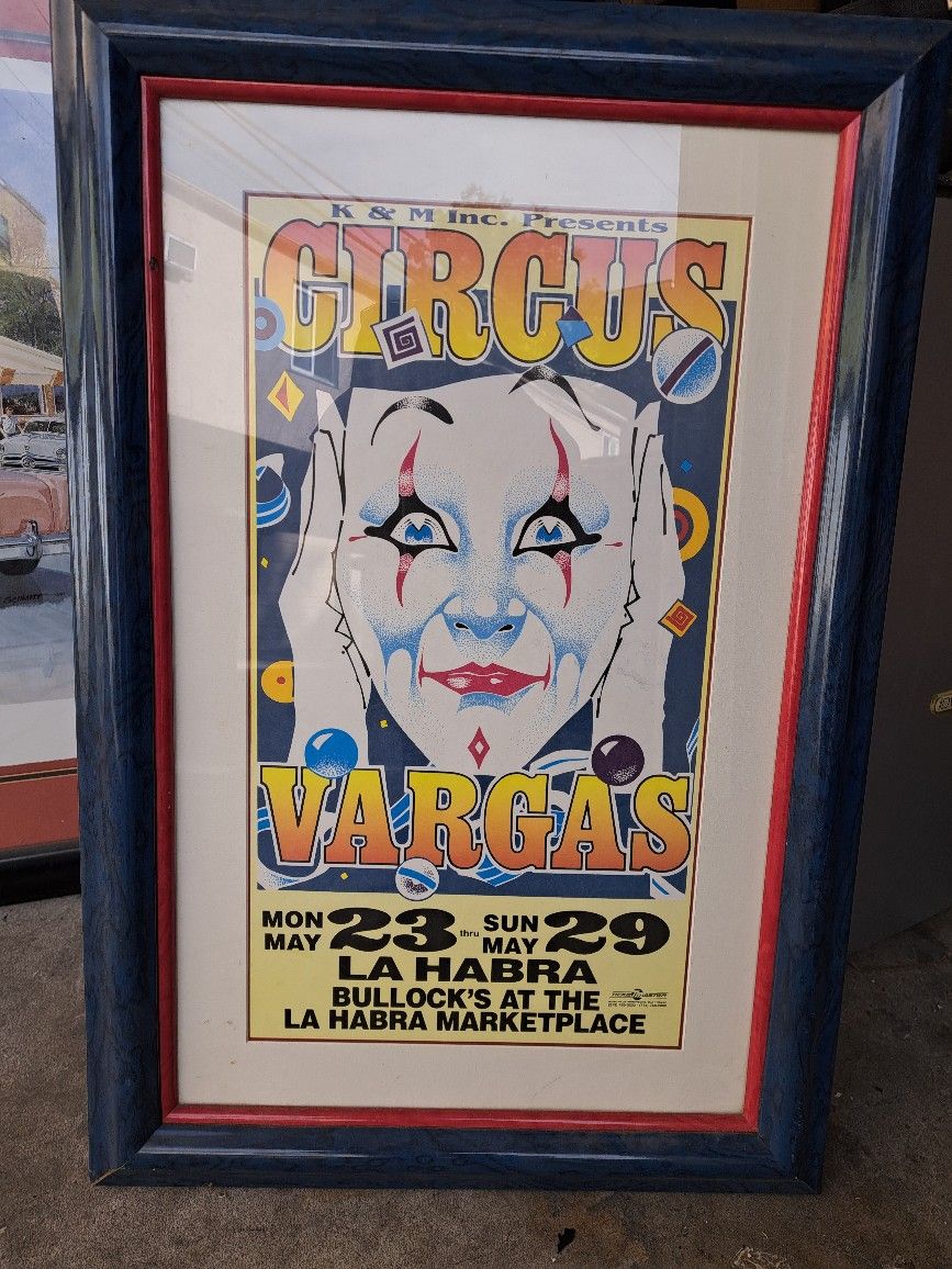 K&M incorporation presents circus vargas Print poster - Mounted On ...