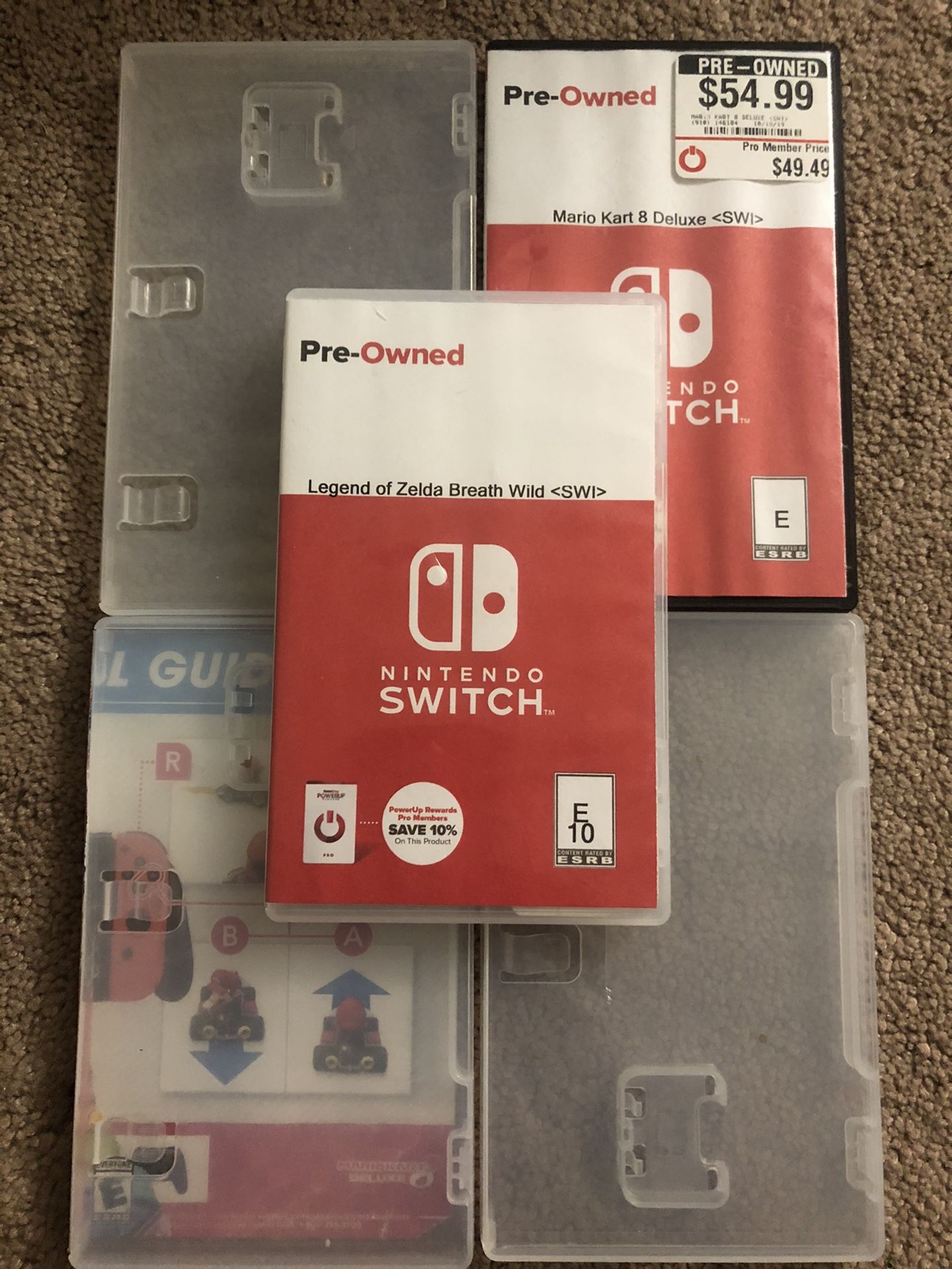 Nintendo switch games EMPTY BOX ONLY for Sale in Los Angeles, CA - OfferUp
