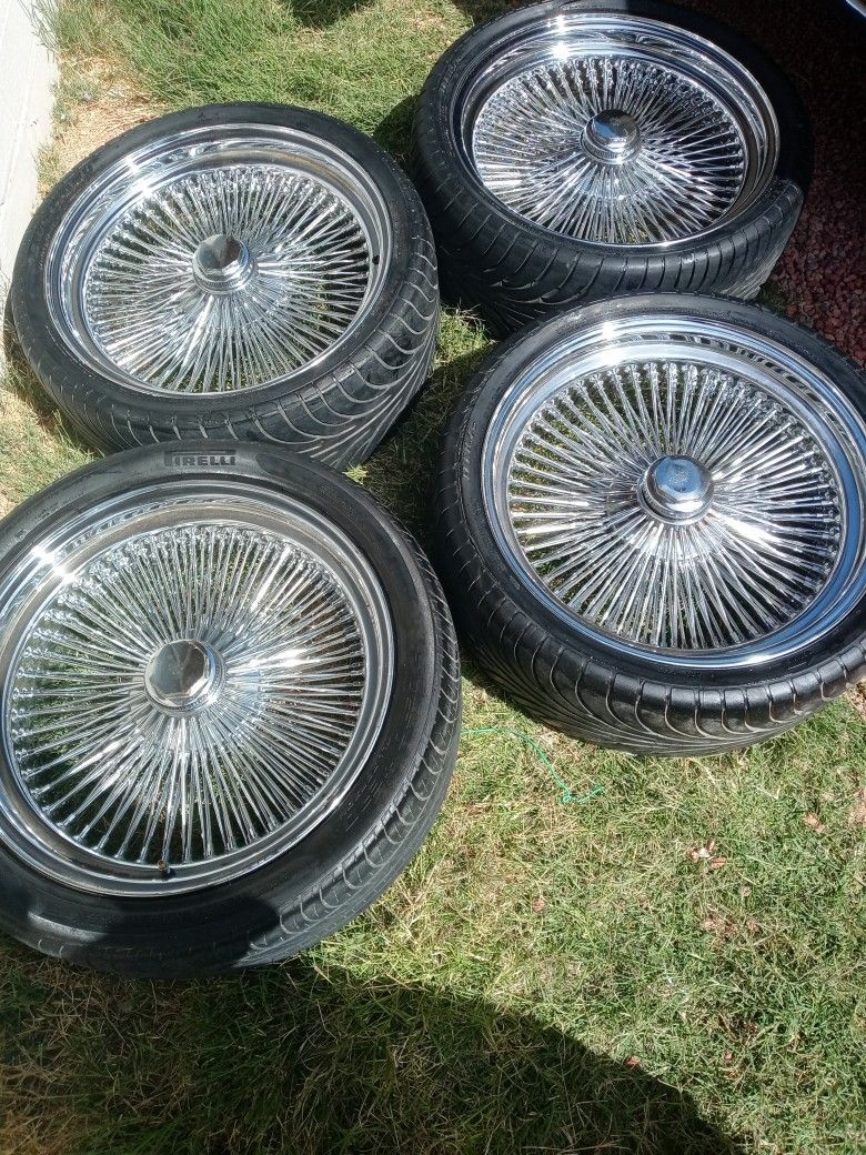 20 Inch Spoke Wheels Wire Wheels Daytons Roasters Lowrider Cutlass ...