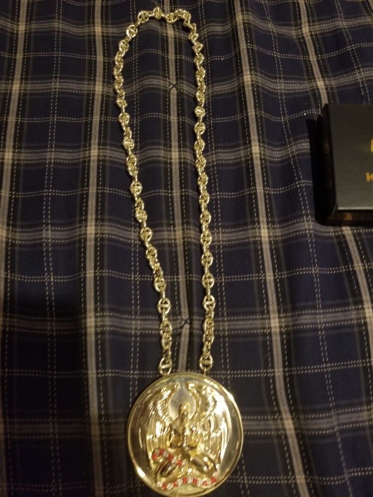 Tupac 14K Gold Euphanasia Medallion Necklace for Sale in Garland, TX ...
