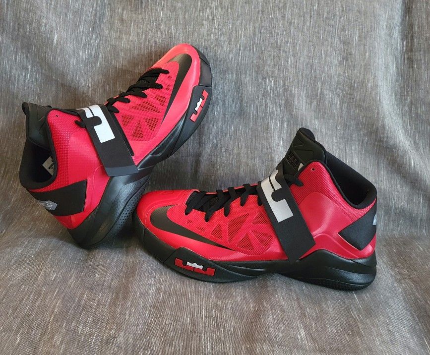 Lebron Soldier 6 Red And Black