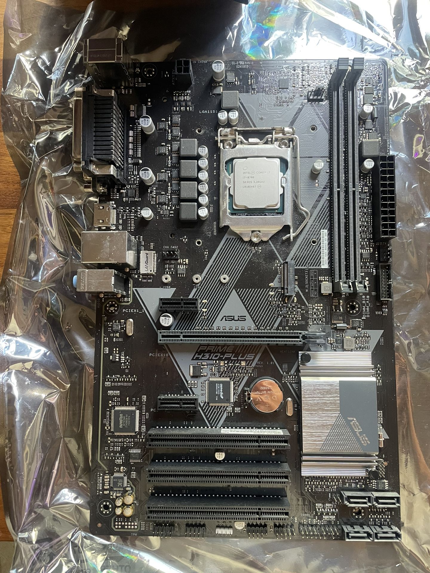 i8700 CPU+Cooler, and motherboard Asus H310 Plus for Sale in San Diego ...