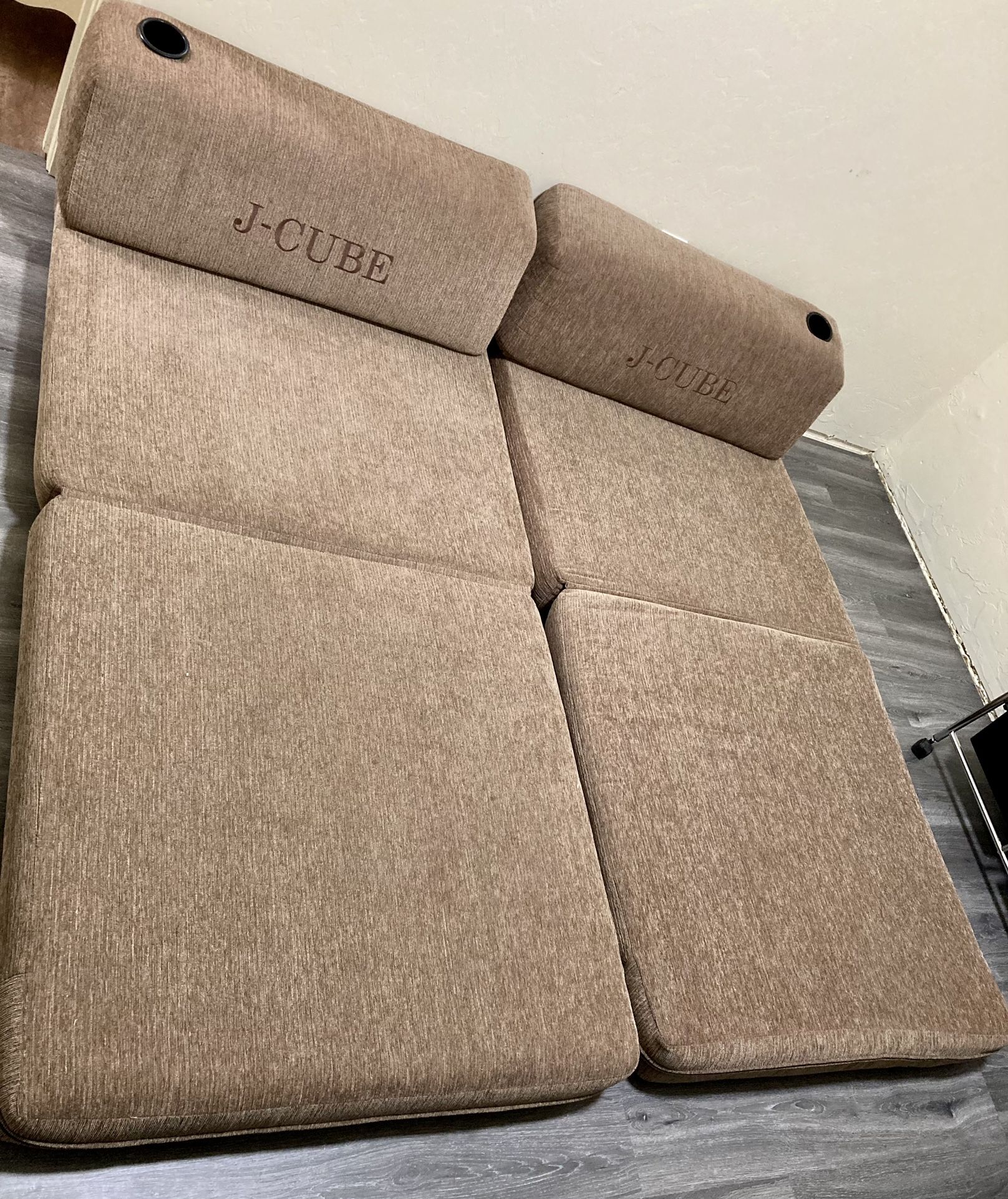 J-cube Folding Futon Couch/queen Bed for Sale in Prescott Valley, AZ ...