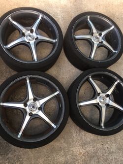 Konig Rims 4x114.3 Lug Pattern/ 18 inch Rim / 7.5 inch wide RIMS FIRM ...