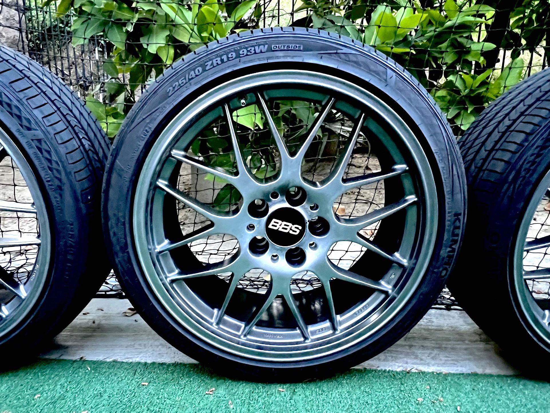 Orig 19” BBS RG-R Forged Wheels 95% Kumho Tires 5x114 Toyota Lexus ...