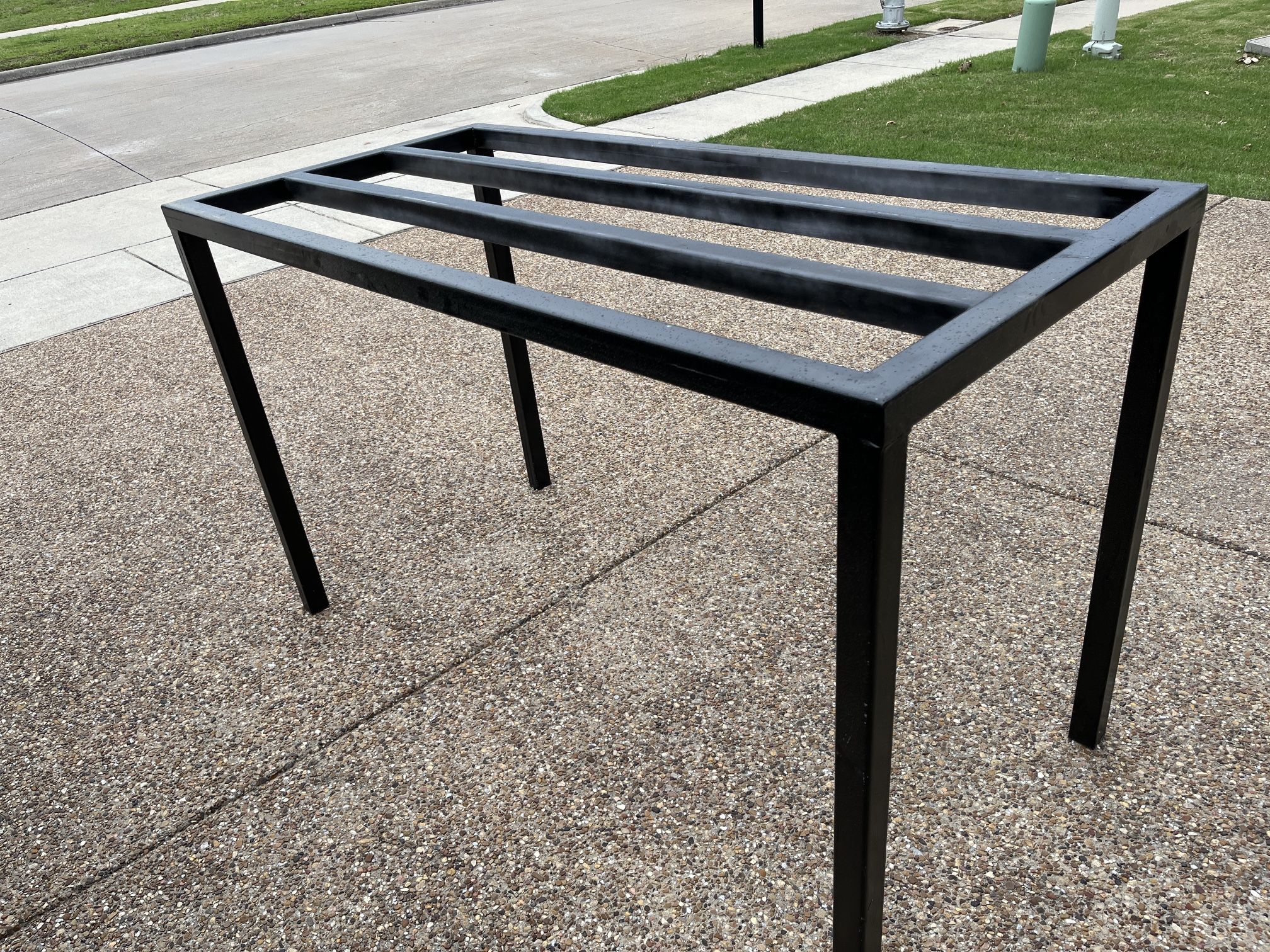 Metal Table With Plywood Top for Sale in Irving, TX - OfferUp