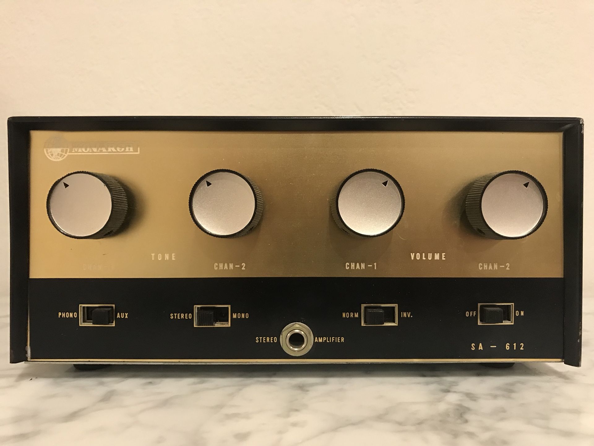 Monarch SA-612 Dual Mono Stereo Tube vintage Amplifier Receiver for ...