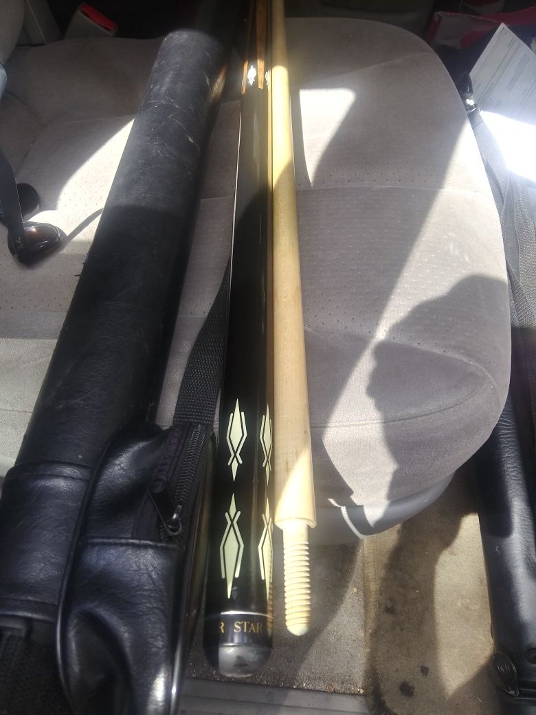 Viper Q-Vault,The Miz Collection and Star Custom Pool Stick Bundle. W ...