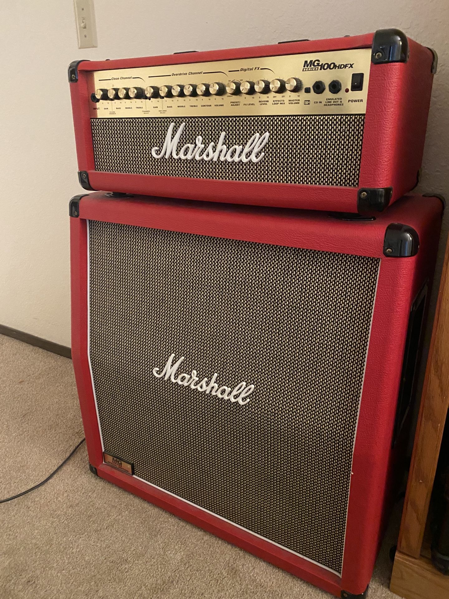 Marshall Half Stack Amp MG 100 HDFX for Sale in Seattle, WA - OfferUp