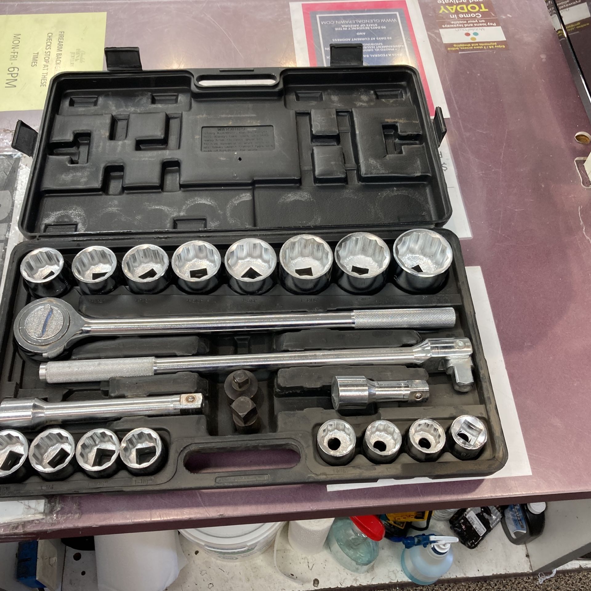 Pittsburgh 20 Pc Jumbo Socket Set 3/4 Drive 7/8”-2” for Sale in ...