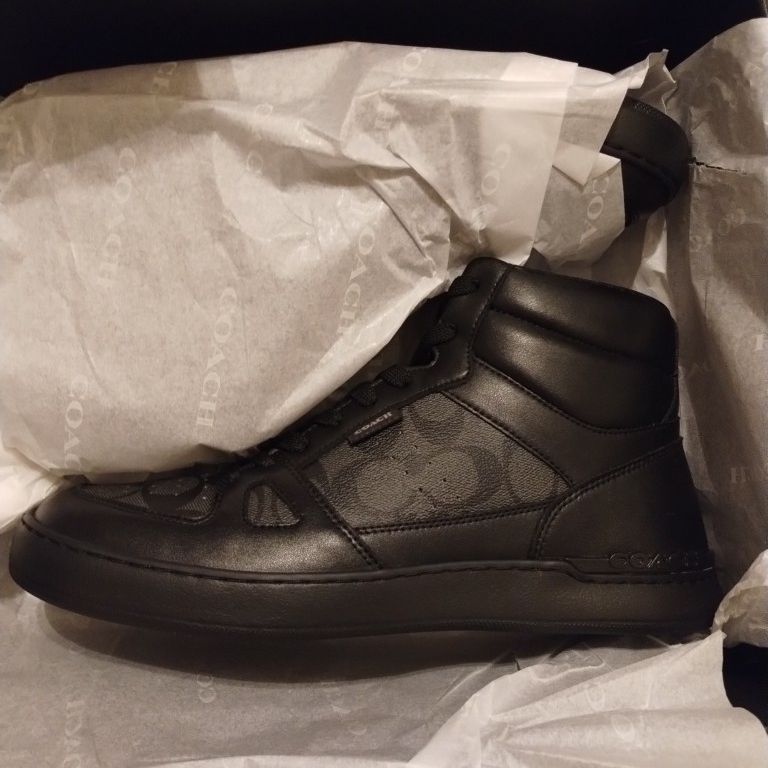 All Black Coach Shoes