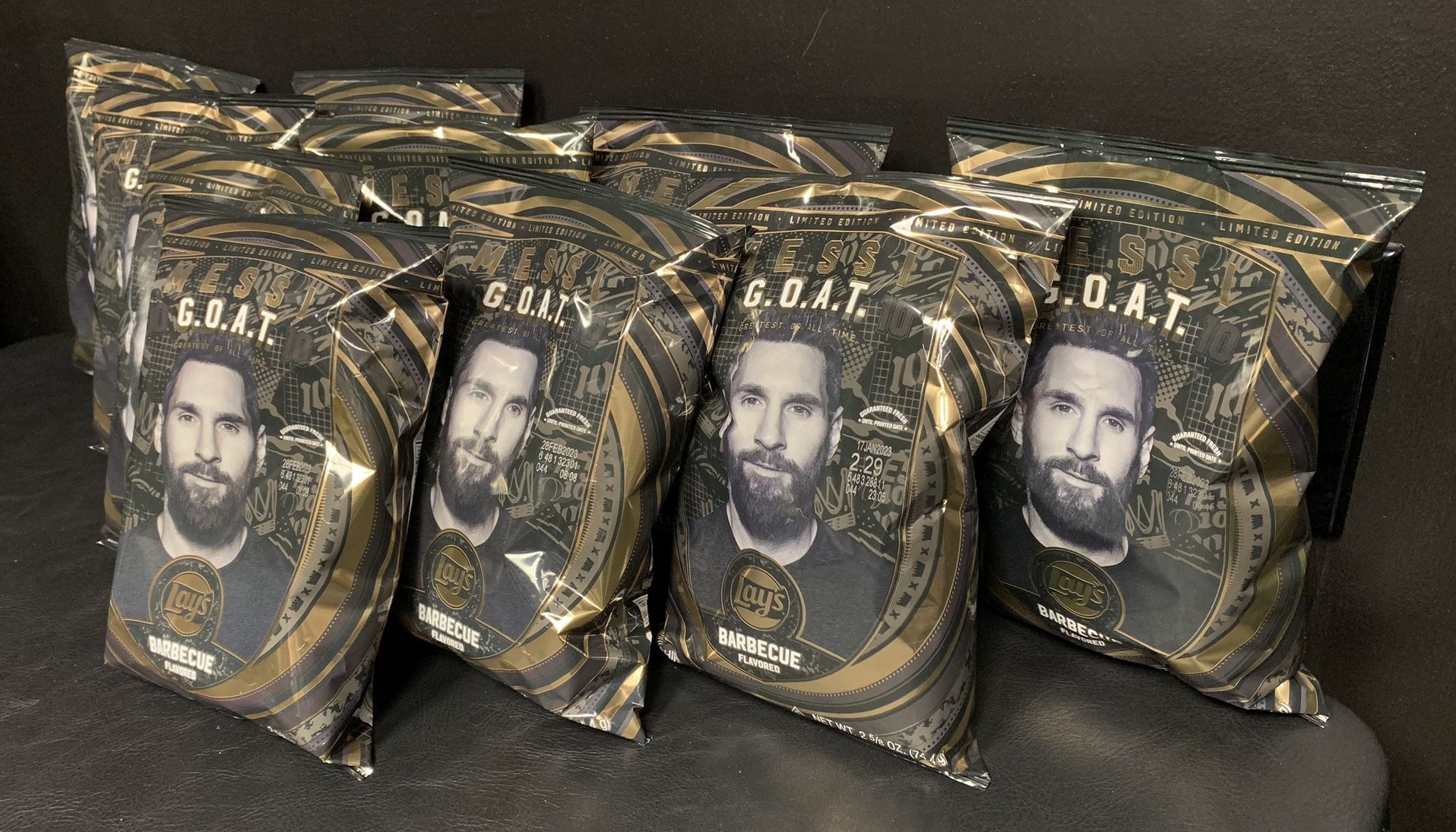 Stocking Stuffer 4 Soccer Futbol Fan-Rare- Lay’s LIONEL MESSI G.O.A.T ...