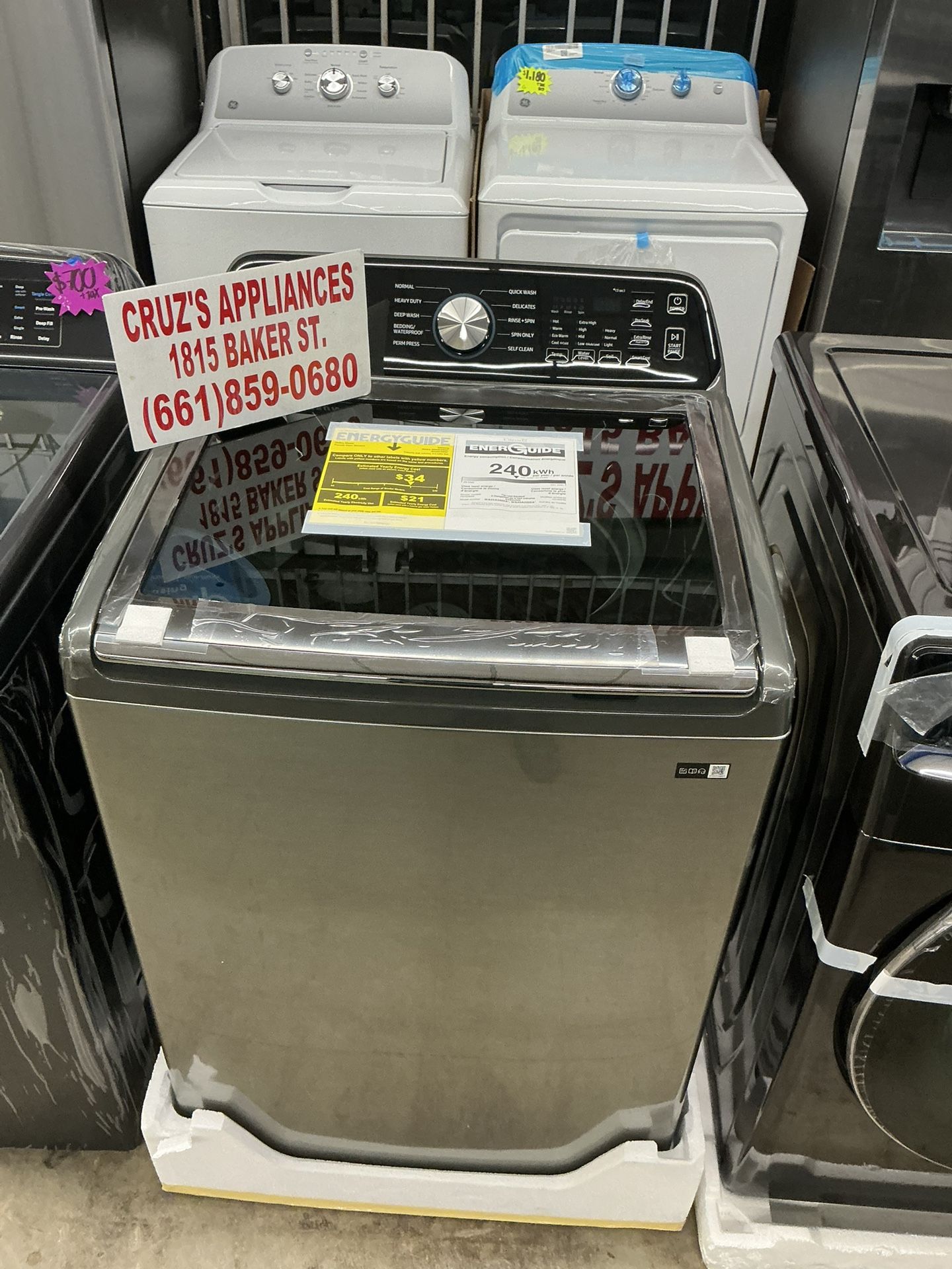 Cruz S Appliances Sales Washer Top Load Samsung for Sale in Bakersfield ...