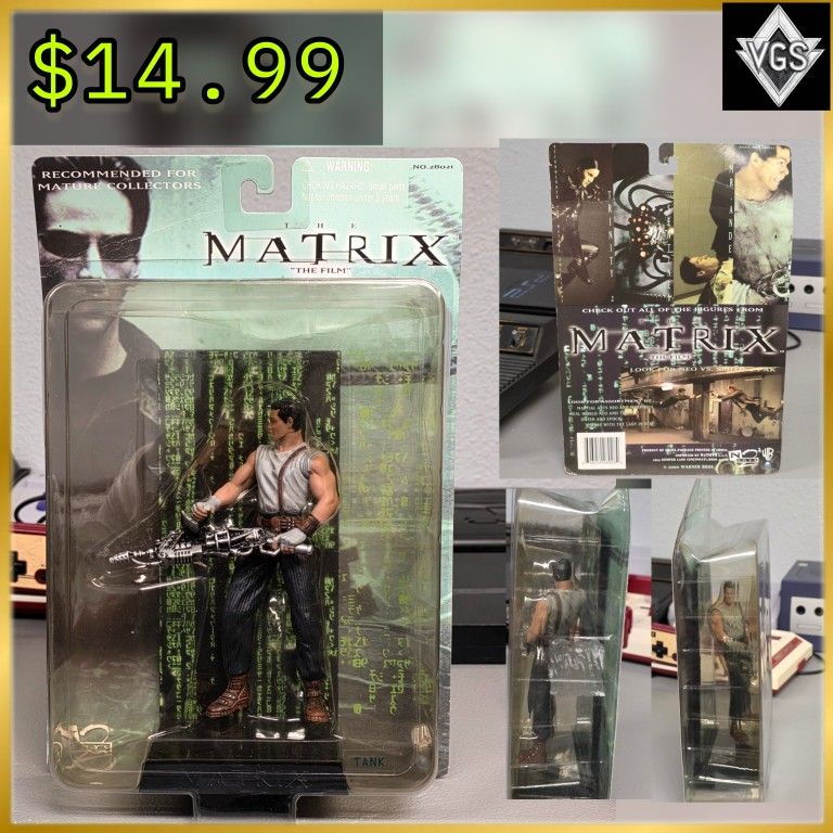 *SEALED* The Matrix The Film Neo Reload Resurrection Tank 6" Figure for ...