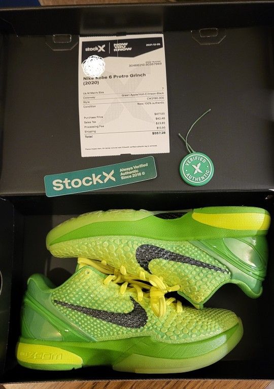 Nike Kobe 6 Pronto Grinch for Sale in El Paso, TX - OfferUp