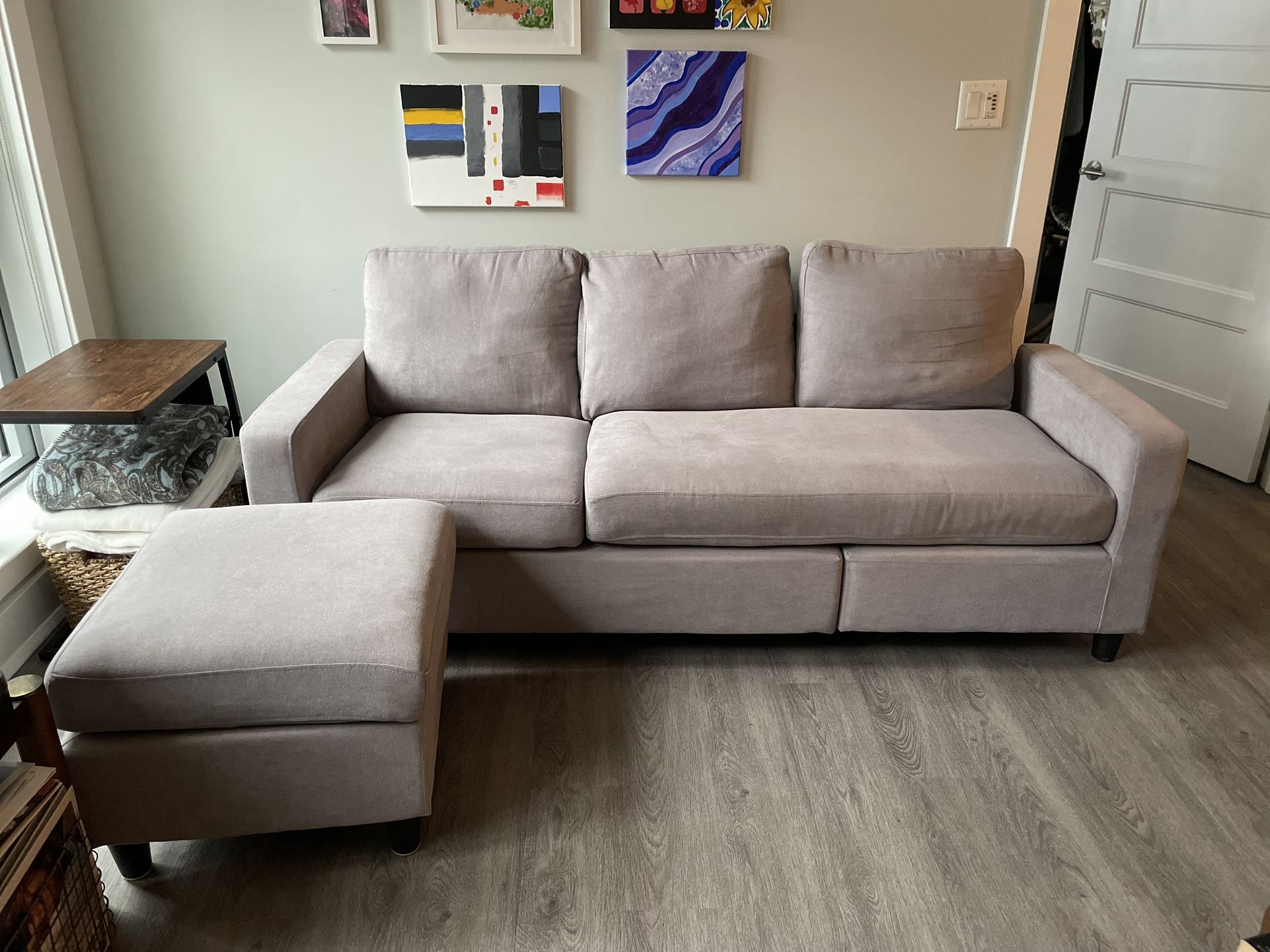 Gray Convertible Couch for Sale in Jersey City, NJ - OfferUp