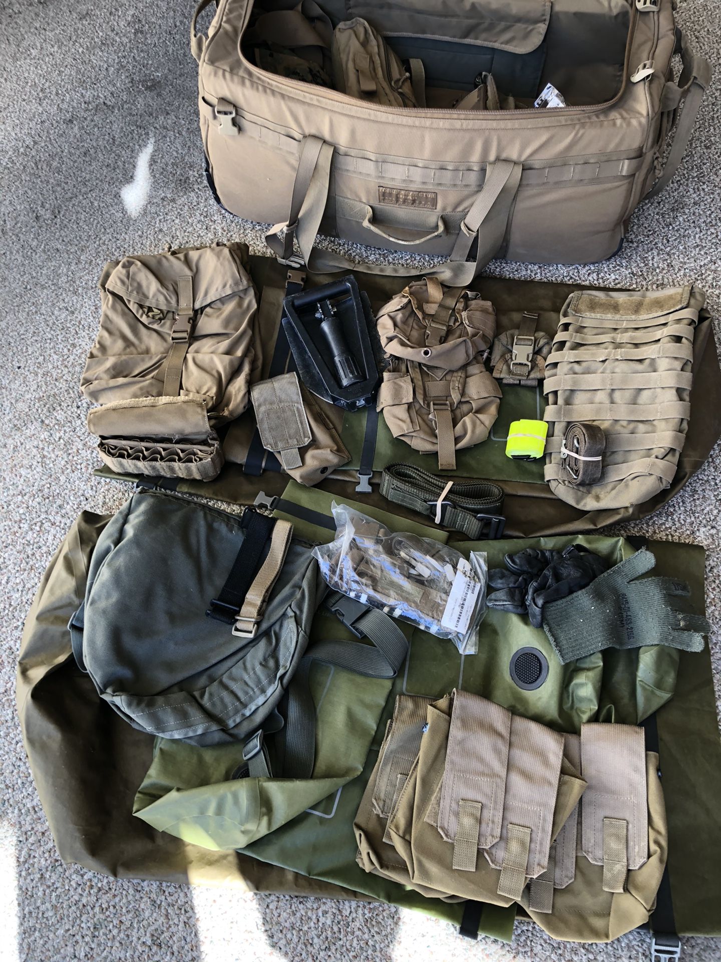 USMC CIF Issued Coyote Field Gear Molle Pouches for Sale in Vista, CA ...