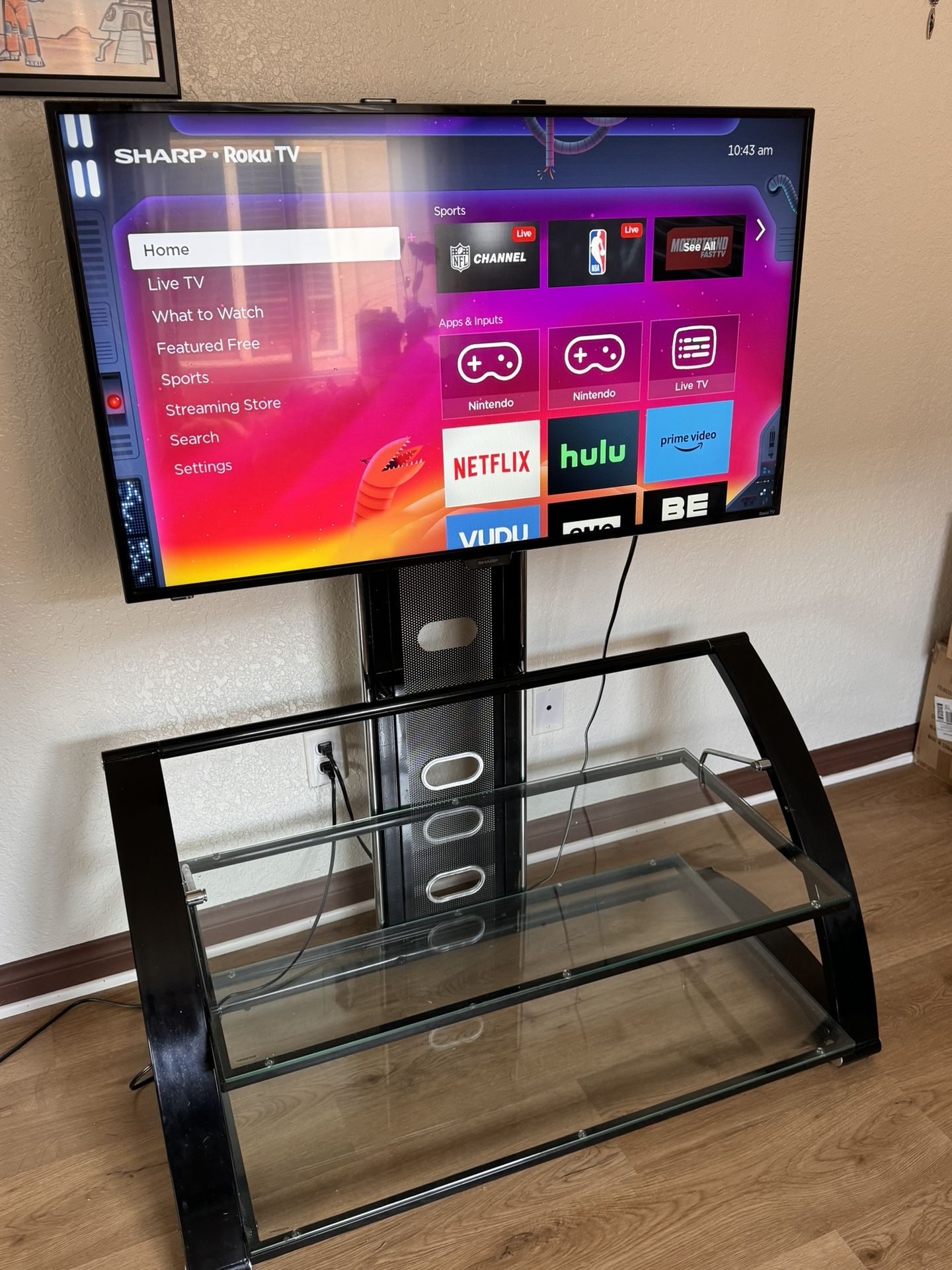 22 Inch X 38 Inch Tv With Stand for Sale in Los Angeles, CA - OfferUp
